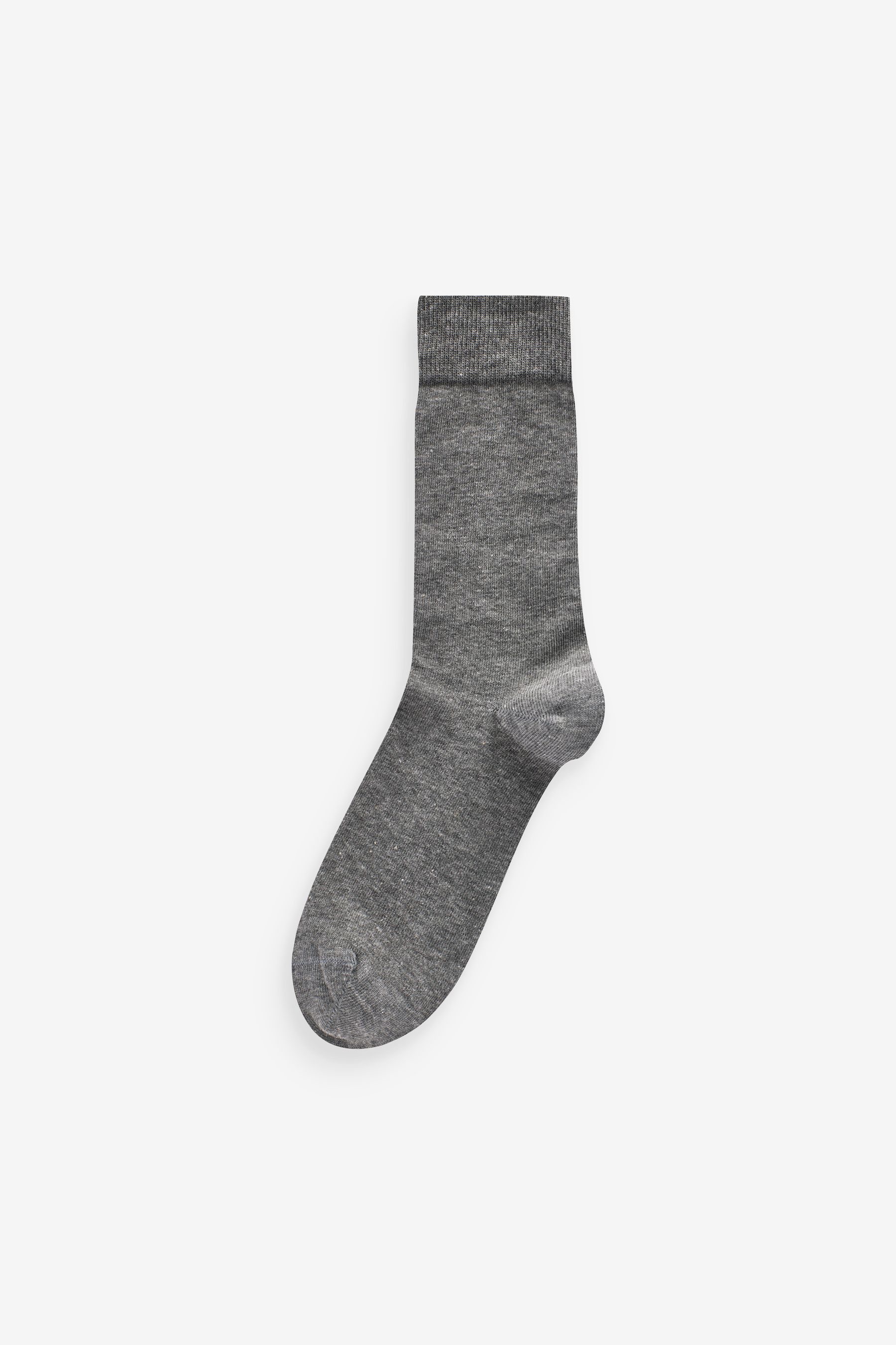 Buy Navy Blue/Grey Pattern 12 Pack Mens Cotton Rich Black Socks from ...
