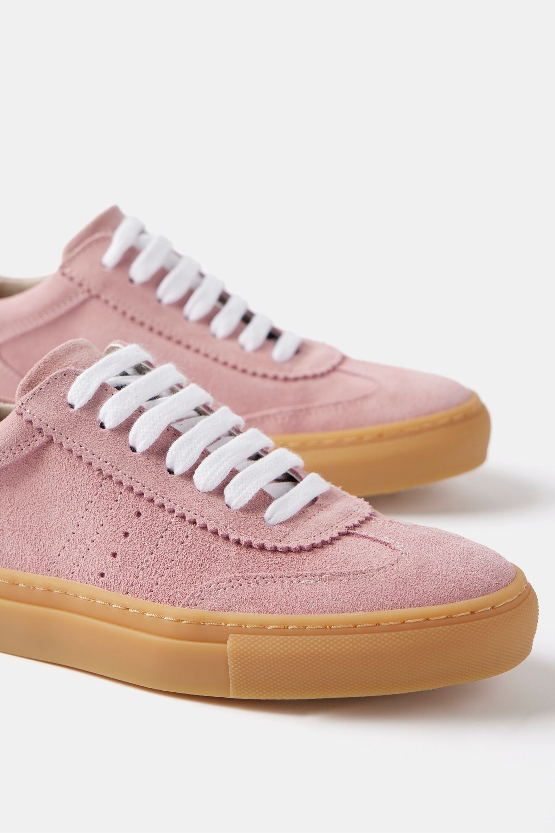 Buy Mint Velvet Pink Suede Chunky Trainers from the Next UK online shop
