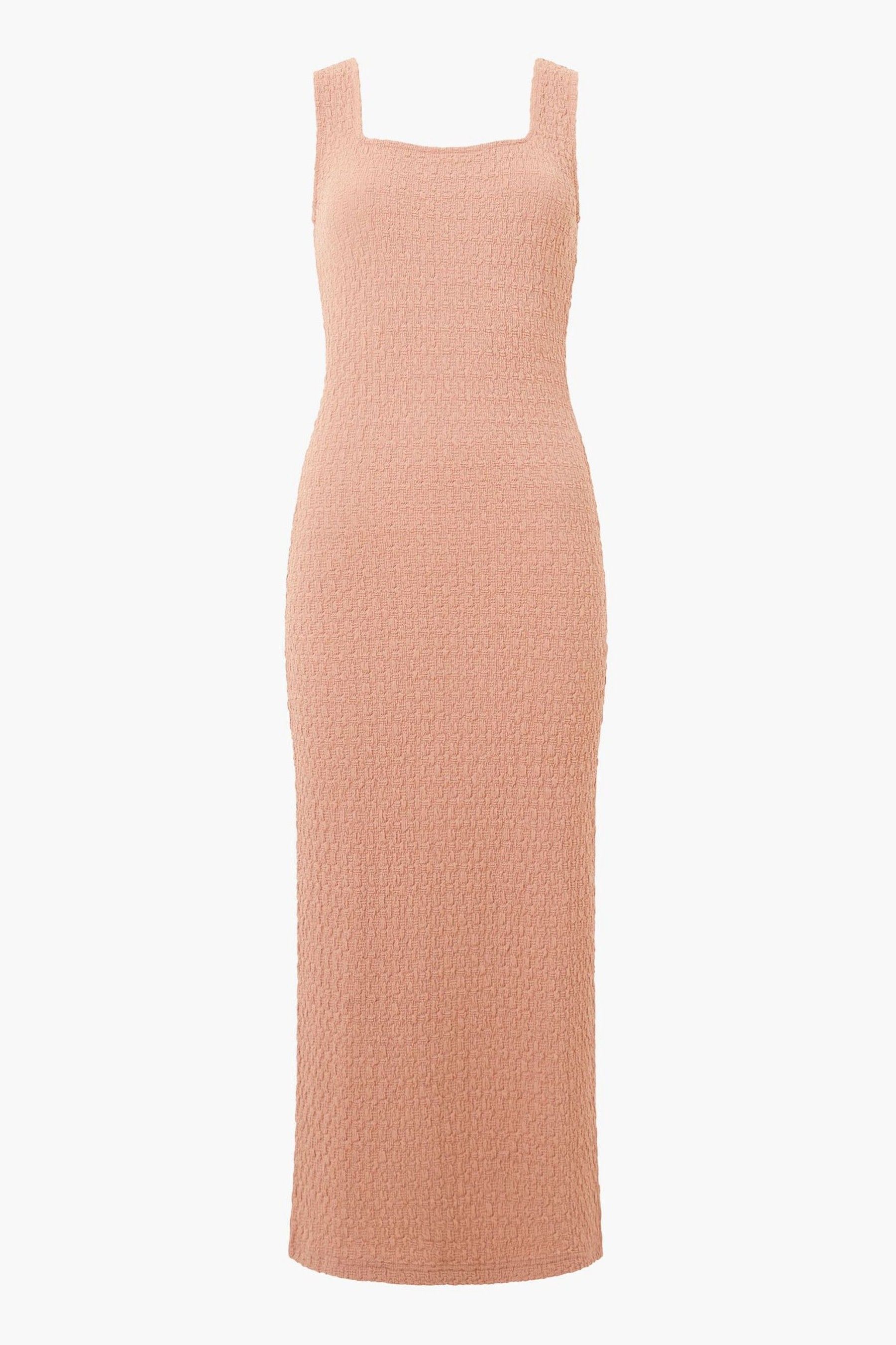 Buy French Connection Brown Textured Sadie Dress from the Next UK ...