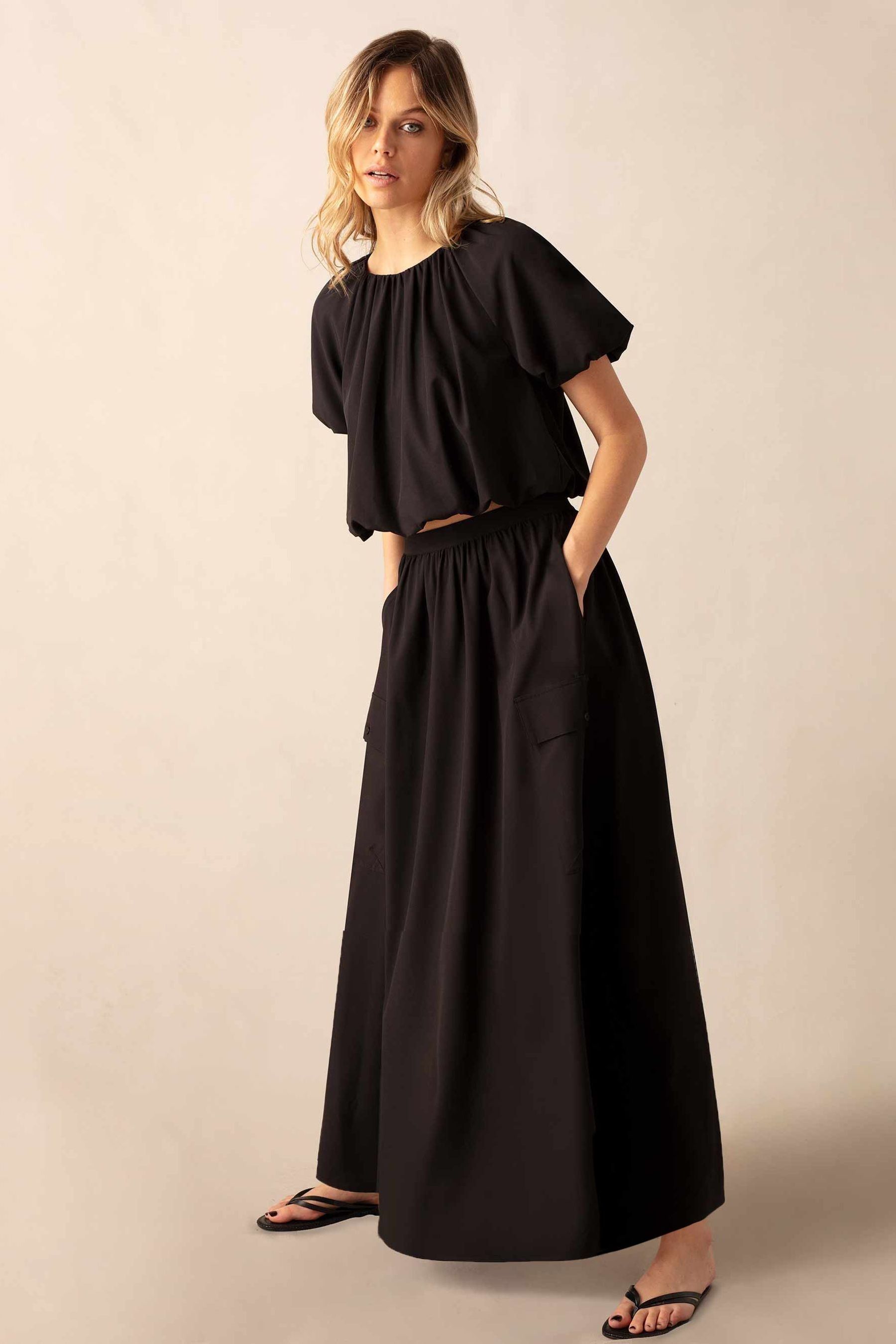 Buy Ro&Zo Black Parachute Top from the Next UK online shop