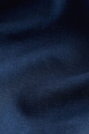 Buy Navy Blue Slim Fit Premium Linen Drawstring Trousers from the Next ...