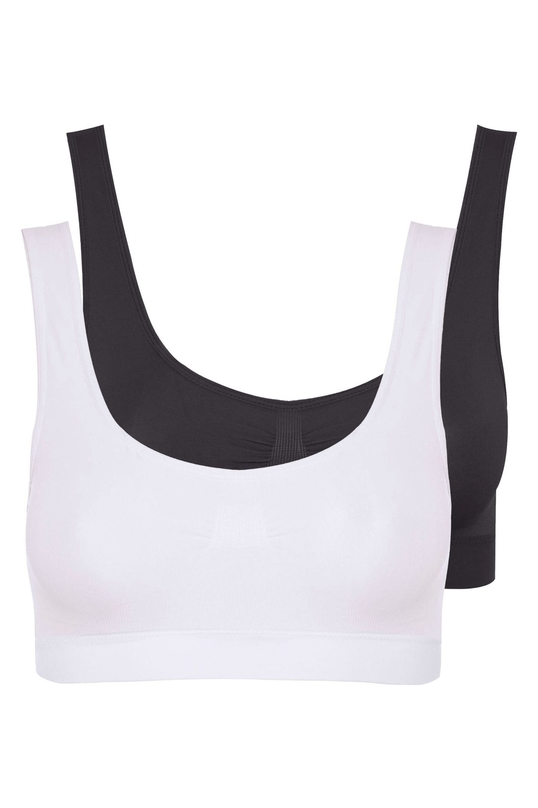 Buy Yours Curve White Padded Seamfree Bra 2 Pack from the Next UK ...