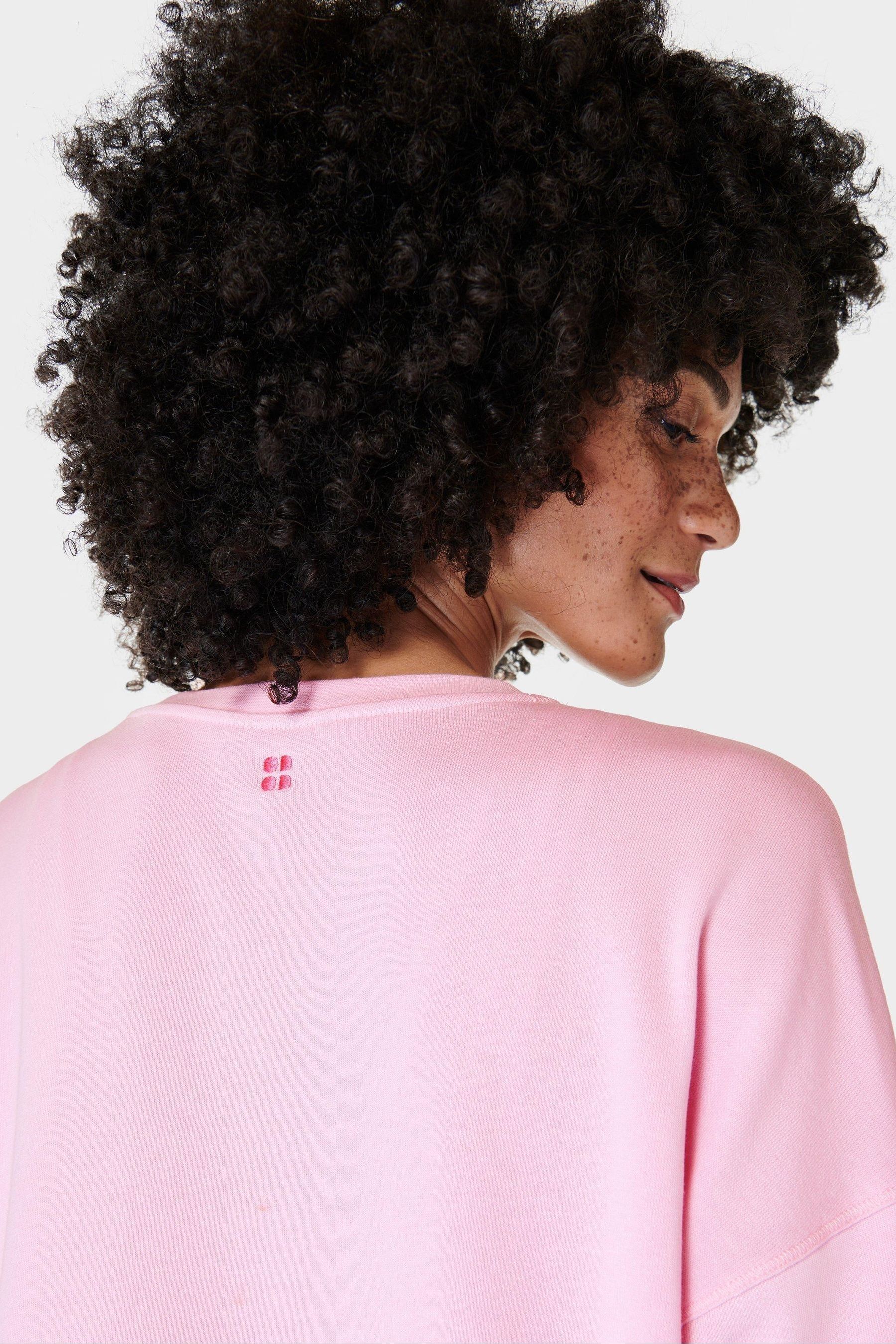 Buy Sweaty Betty Chalk Pink After Class Longline Sweatshirt from Next ...