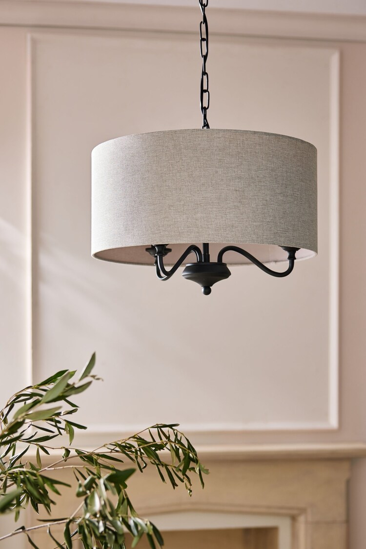 Buy Black Burford 3 Light Chandelier from the Next UK online shop