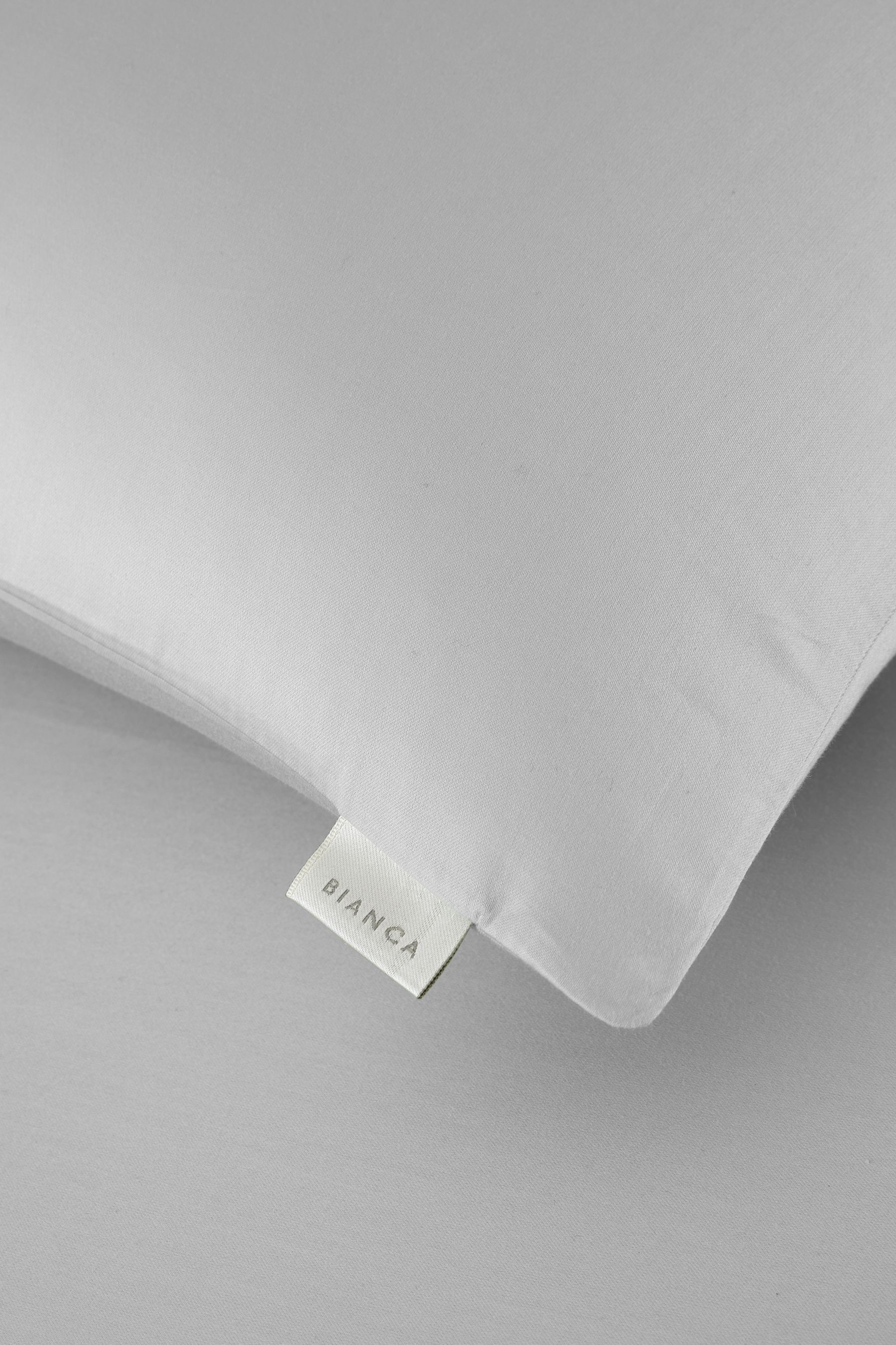 Buy Bianca Dove Grey 400 Thread Count 100% Cotton Sateen Pair ...
