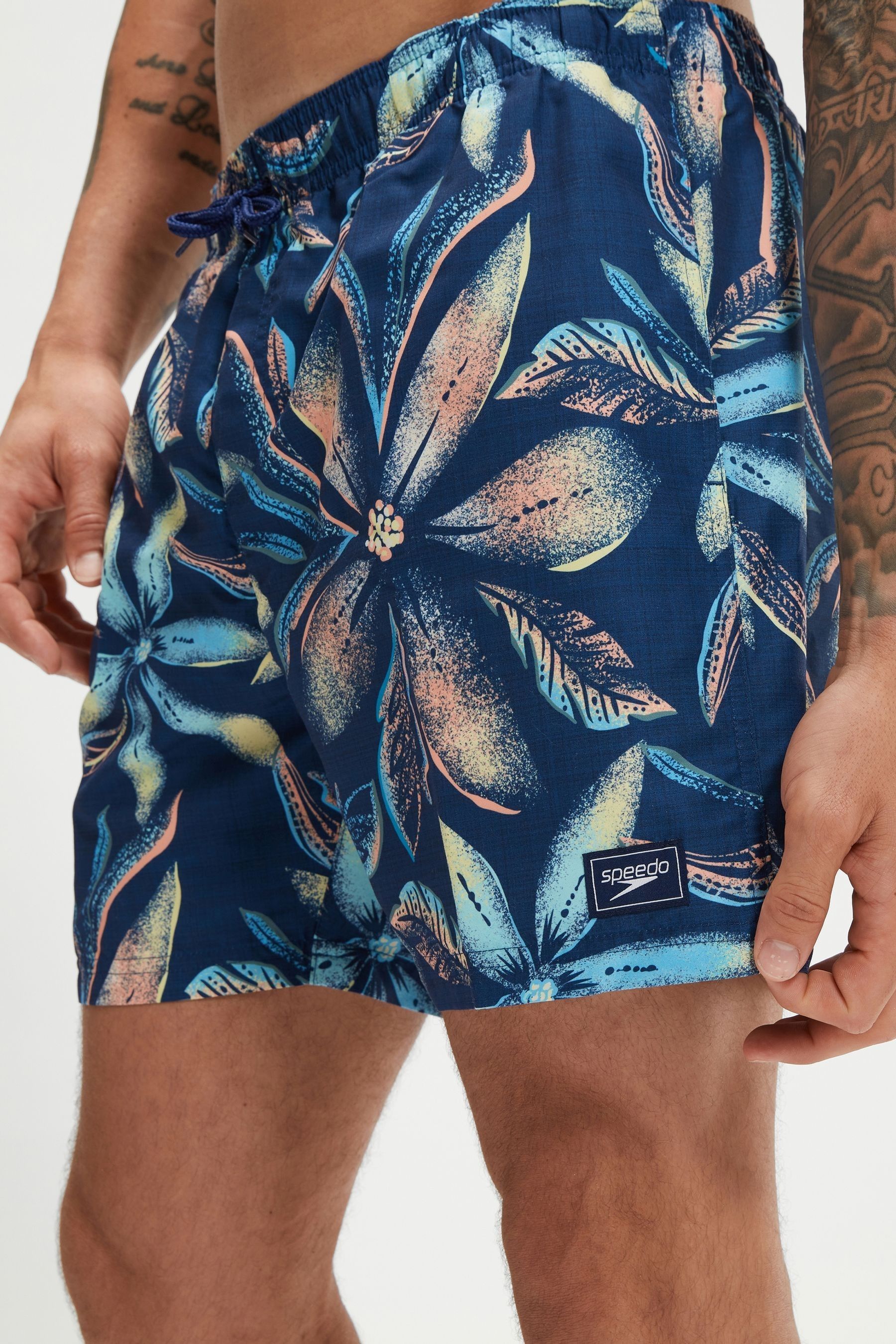 Buy Speedo Blue Mens Digital Printed Leisure 16" Watershorts from the ...