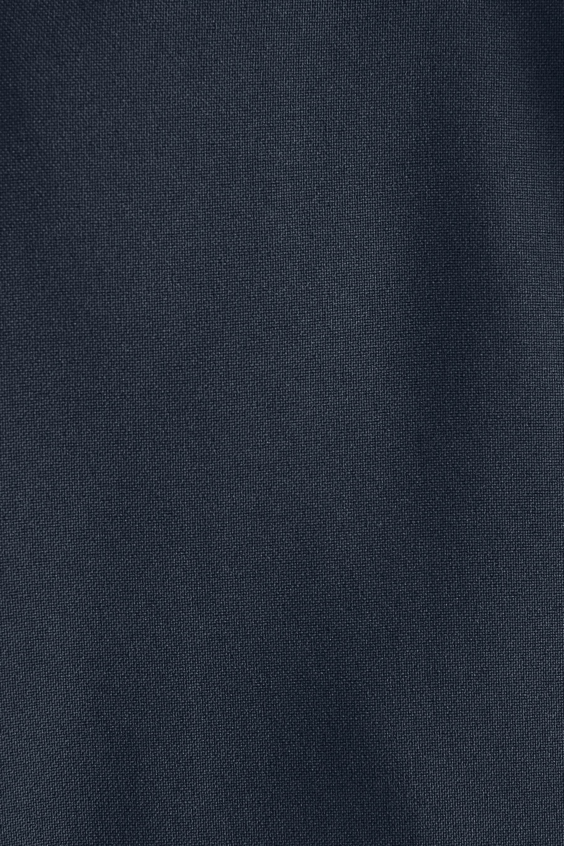 Buy Navy Blue Slim Machine Washable Plain Front Smart Trousers from the ...