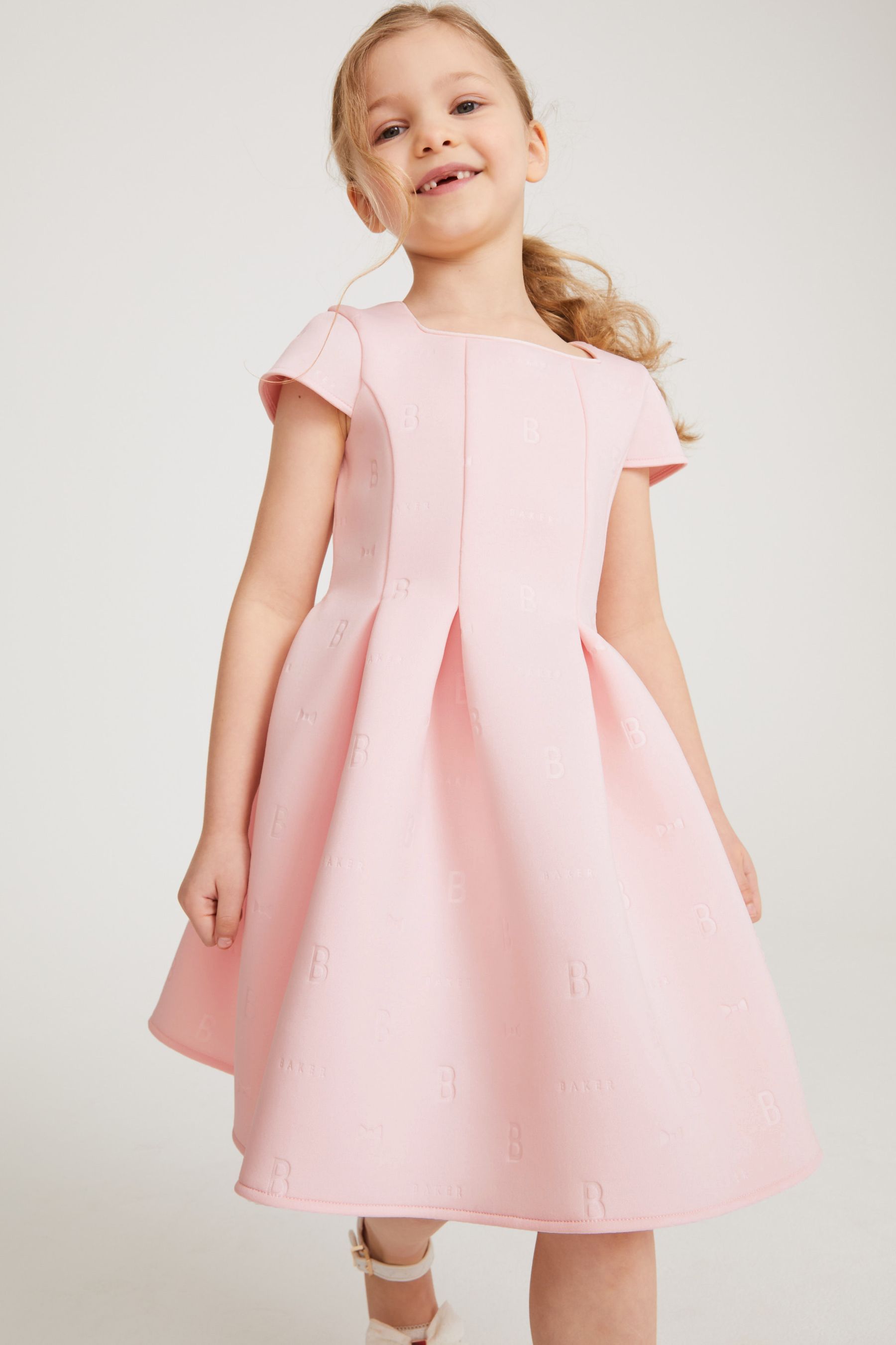 Buy Baker by Ted Baker Navy Embossed Scuba Dress from the Next UK ...