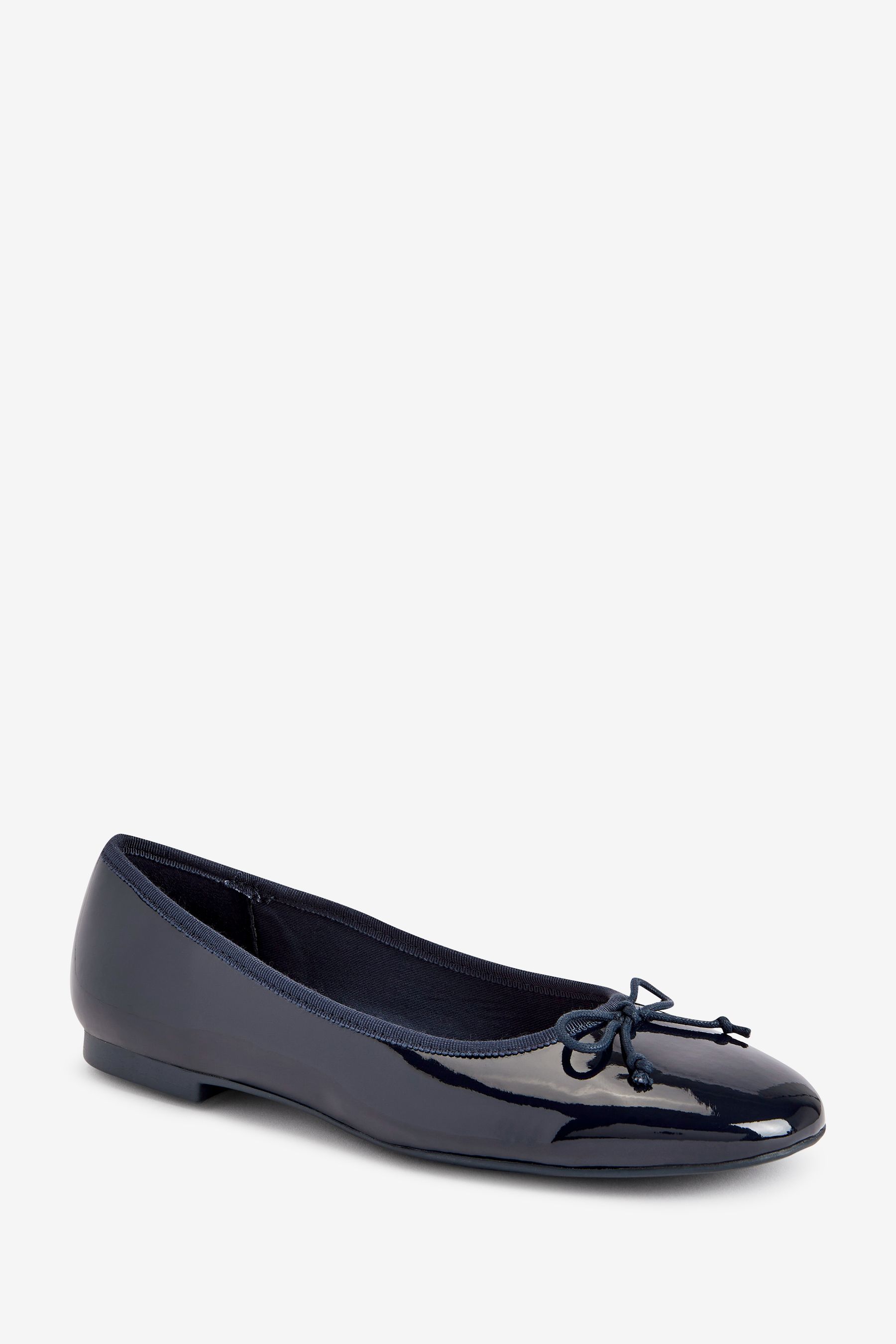 Buy Navy Blue Standard/Wide Fit Forever Comfort® Ballerinas Shoes from ...