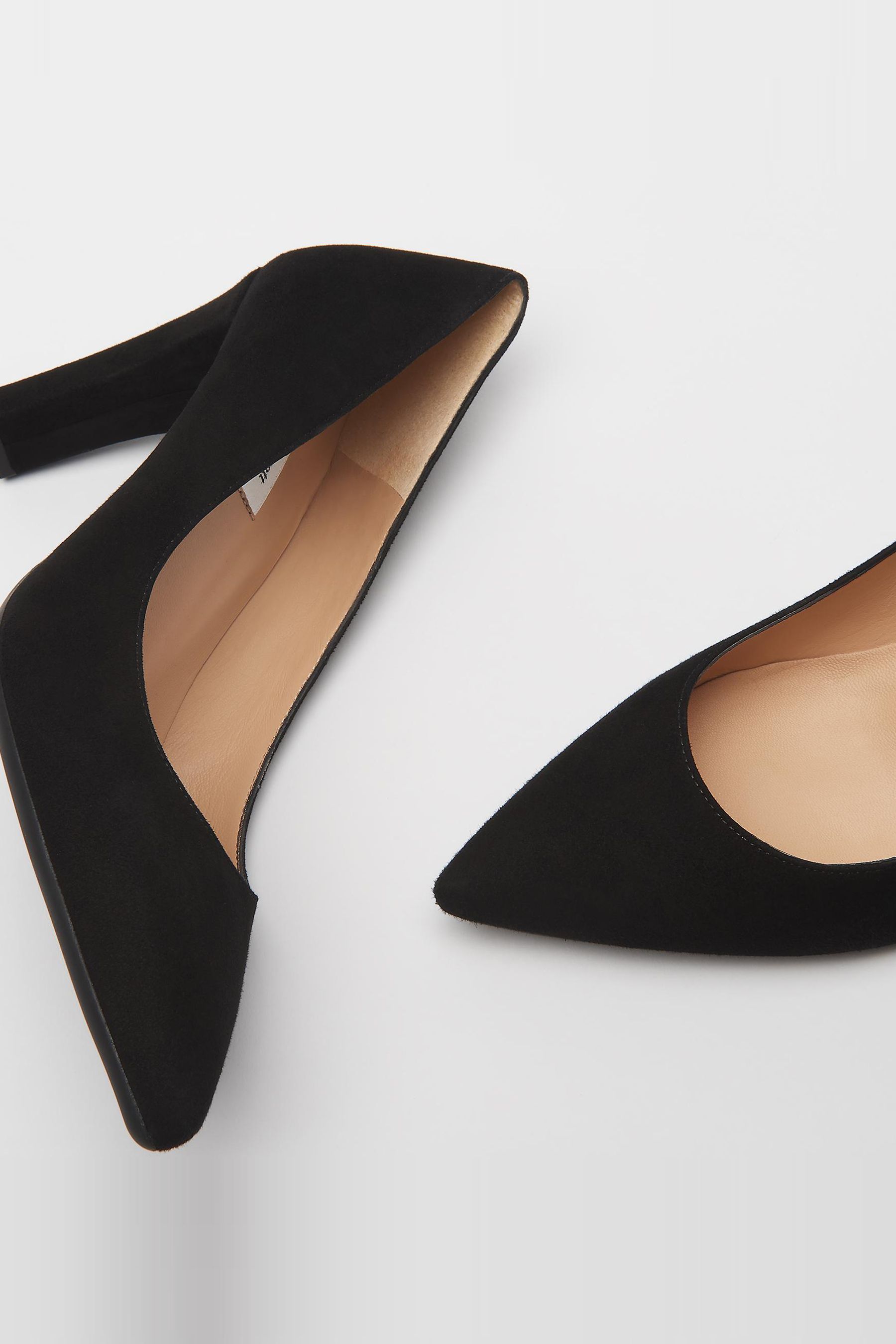 Buy LK Bennett Black Suede Tess Courts from the Next UK online shop