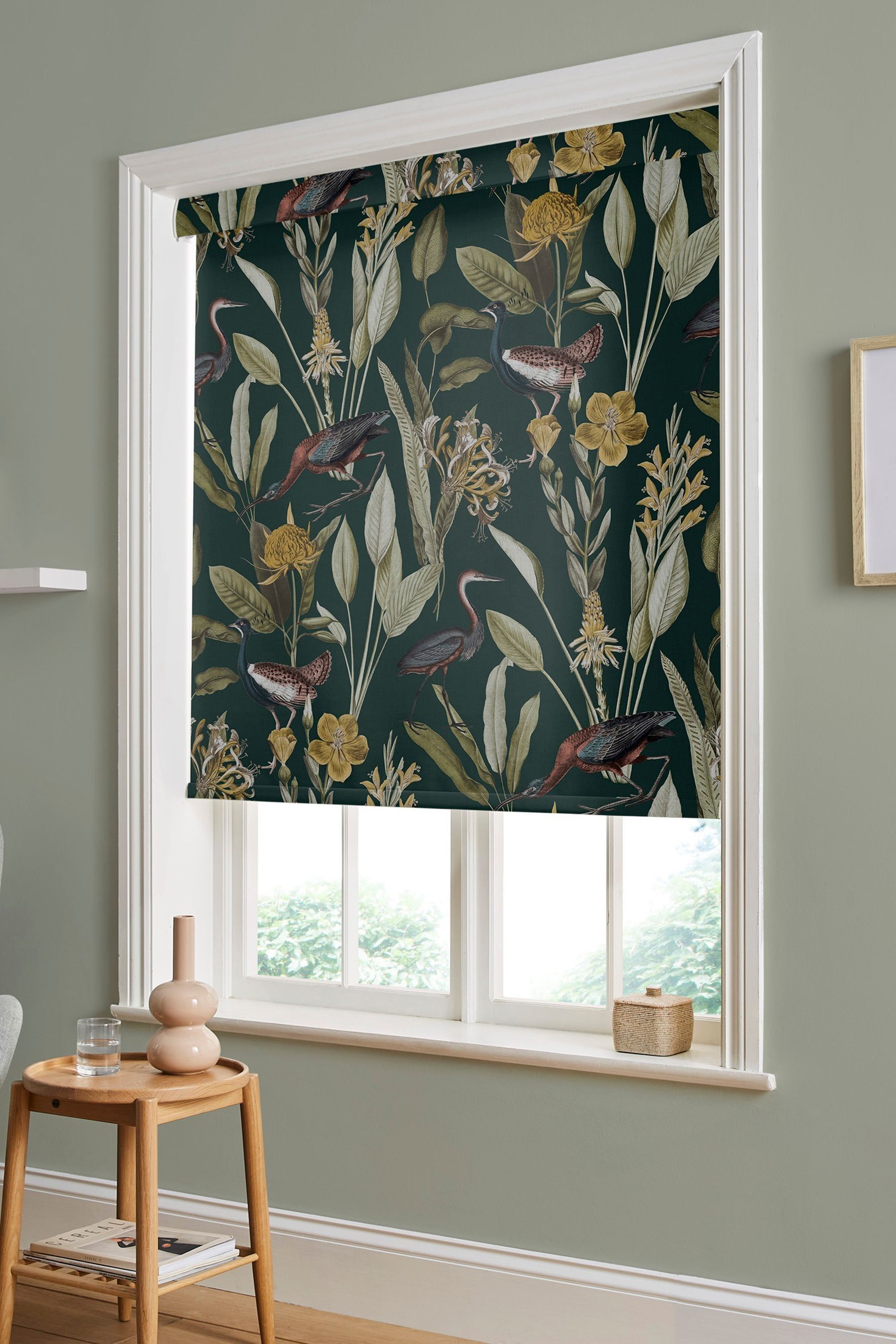 Buy Graham & Brown Green Glasshouse Made to Measure Roller Blind from ...