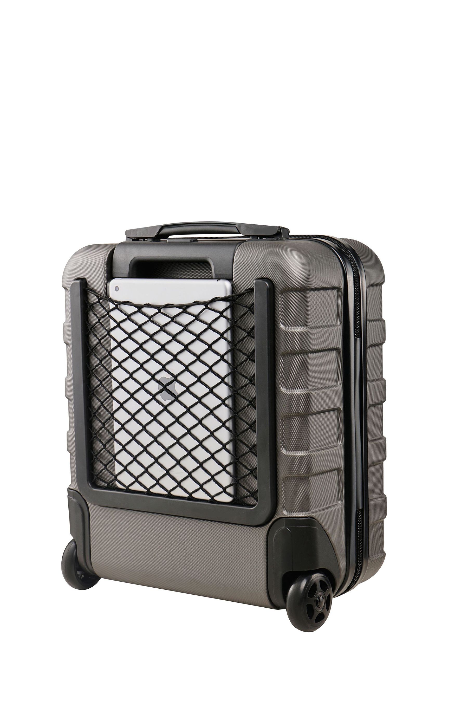 Buy Cabin Max Light Grey Anode Underseat Two Wheel Case 40x30x20cm from ...