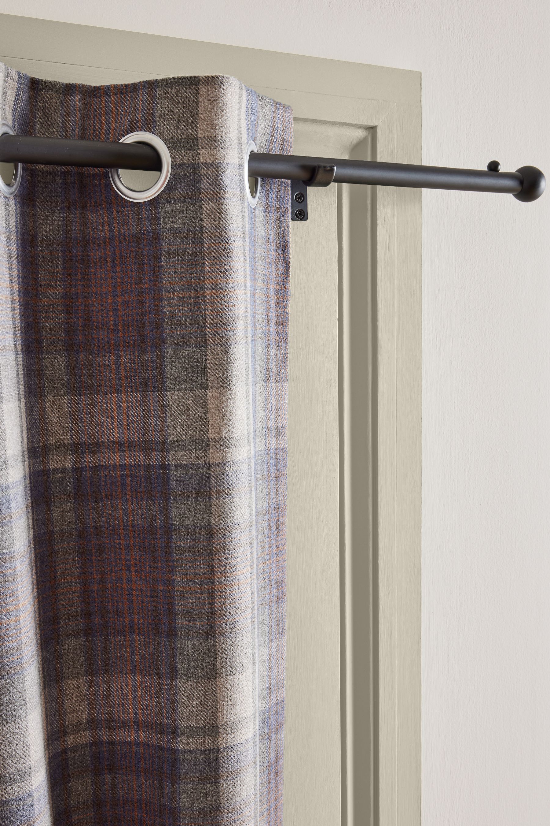 Buy Black 28mm Door Curtain Pole from the Next UK online shop