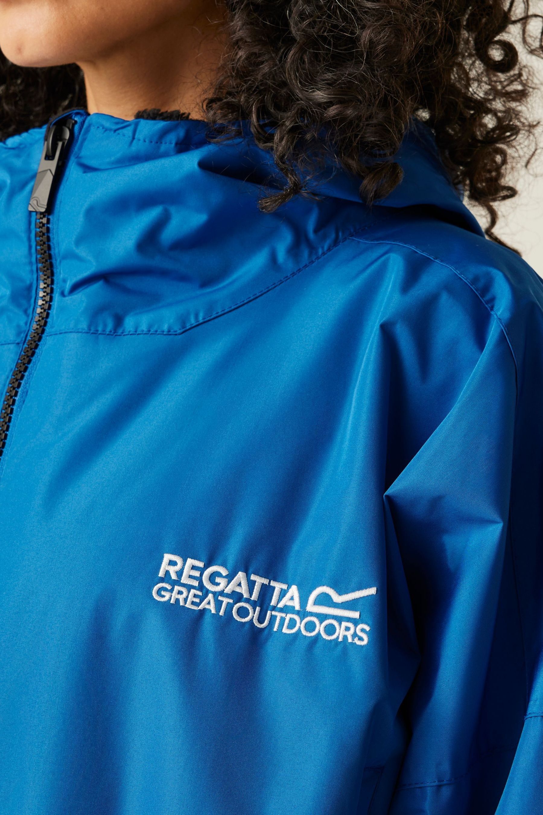 Buy Regatta Dark Sky Blue Adult Waterproof Changing Robe from the Next ...