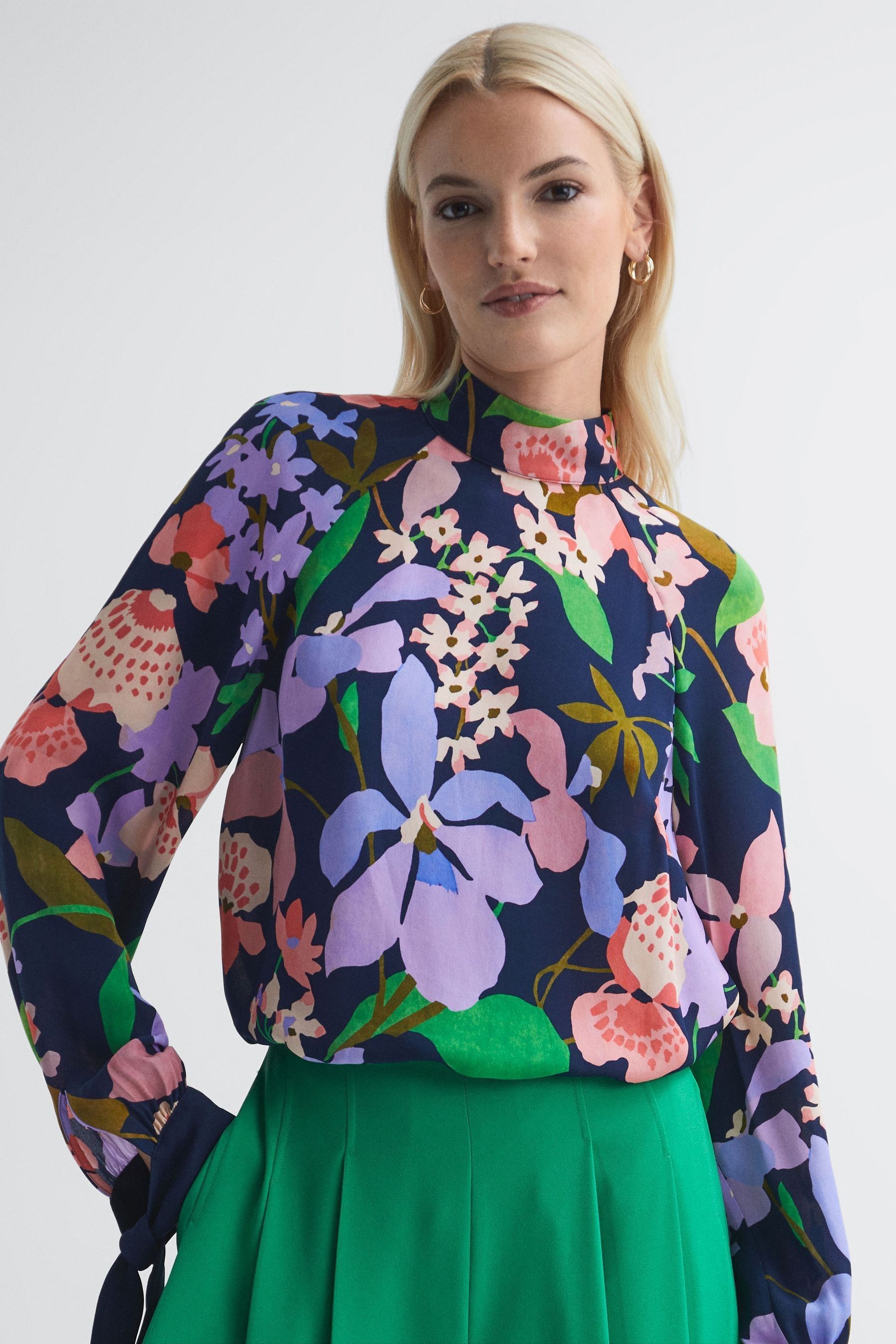 Buy Florere Floral Long Sleeve Blouse from the Next UK online shop