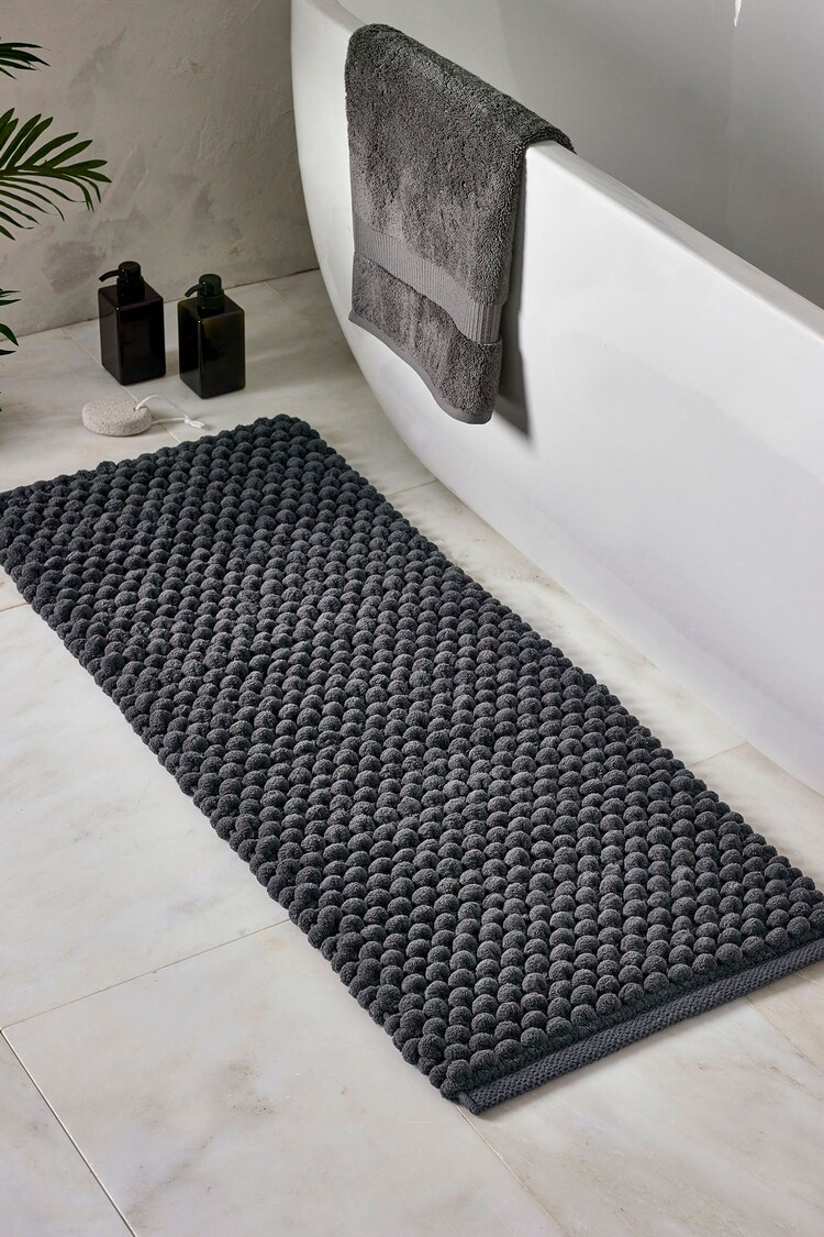 Buy Charcoal Grey Giant Runner Bath Bobble Mat from Next Australia