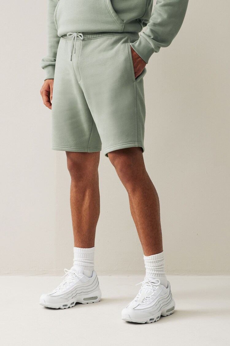 Buy Green Soft Fabric Jersey Shorts from the Next UK online shop