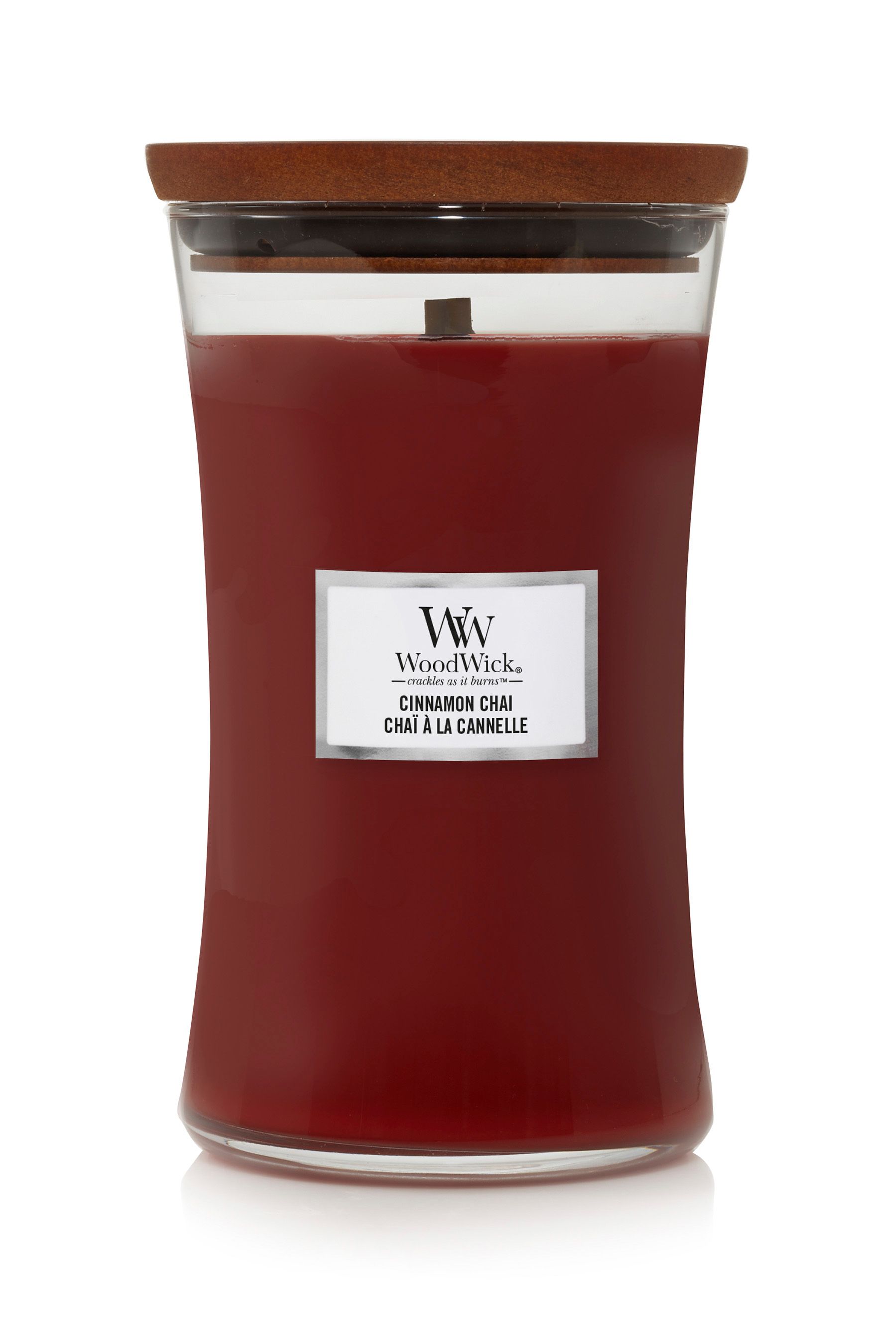 Buy Woodwick Red Large Hourglass Cinnamon Chai Large Candle from the ...
