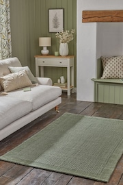 Buy Green Florence Border Rug from the Next UK online shop