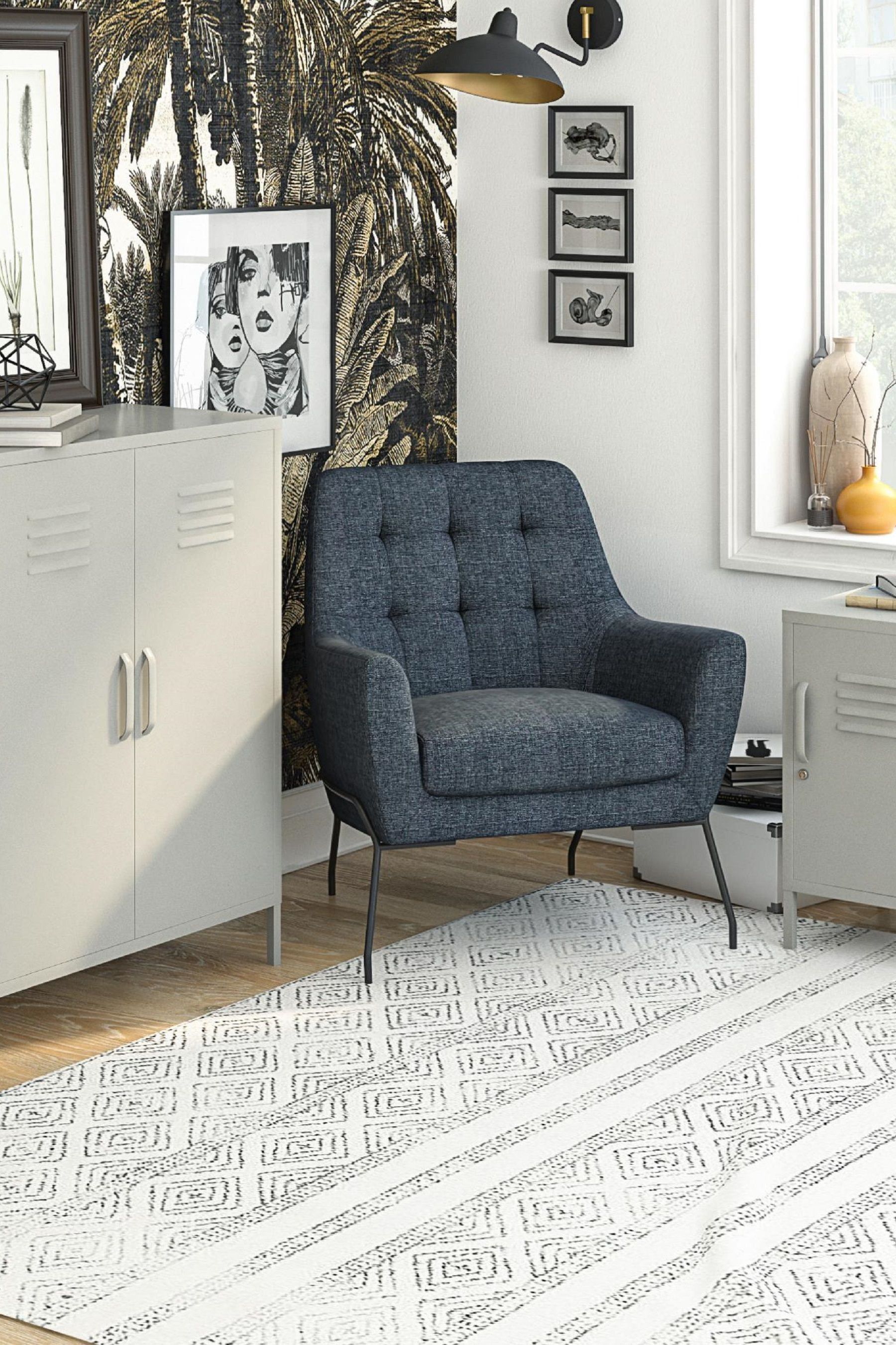 Buy Dorel Home Taupe Europe Bradford 2 Door Metal Storage Cabinet from ...