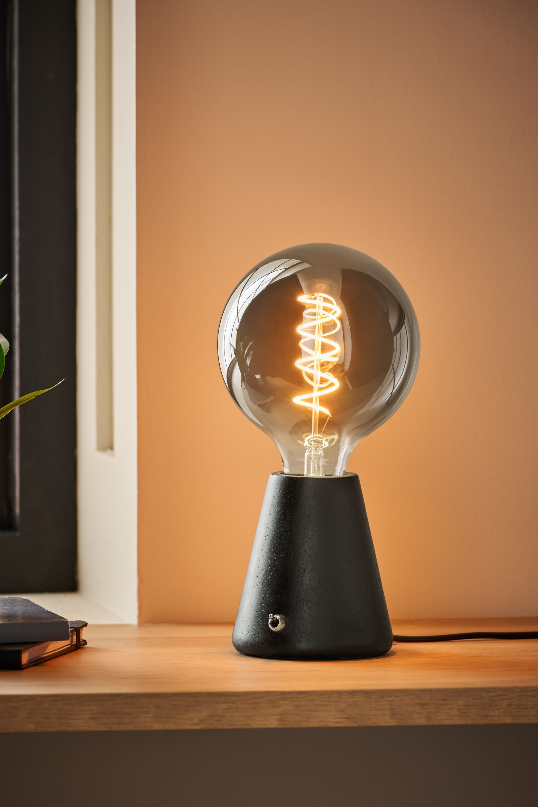 Buy Black Bronx Tapered Wood Table Lamp from the Next UK online shop