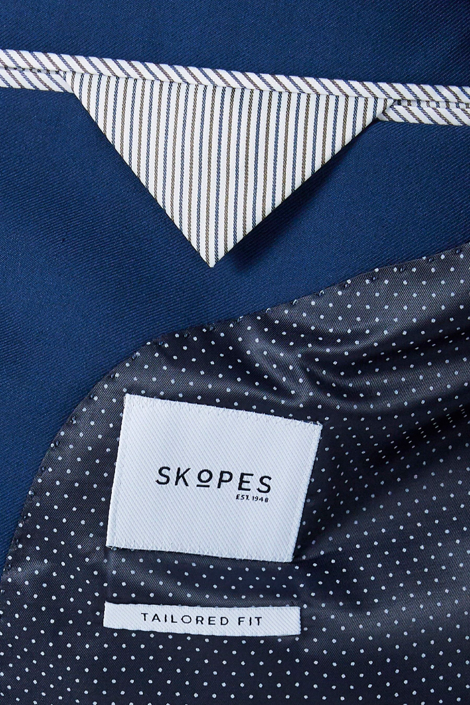 Buy Skopes Blue Tailored Fit Kennedy Suit: Jacket from the Next UK ...