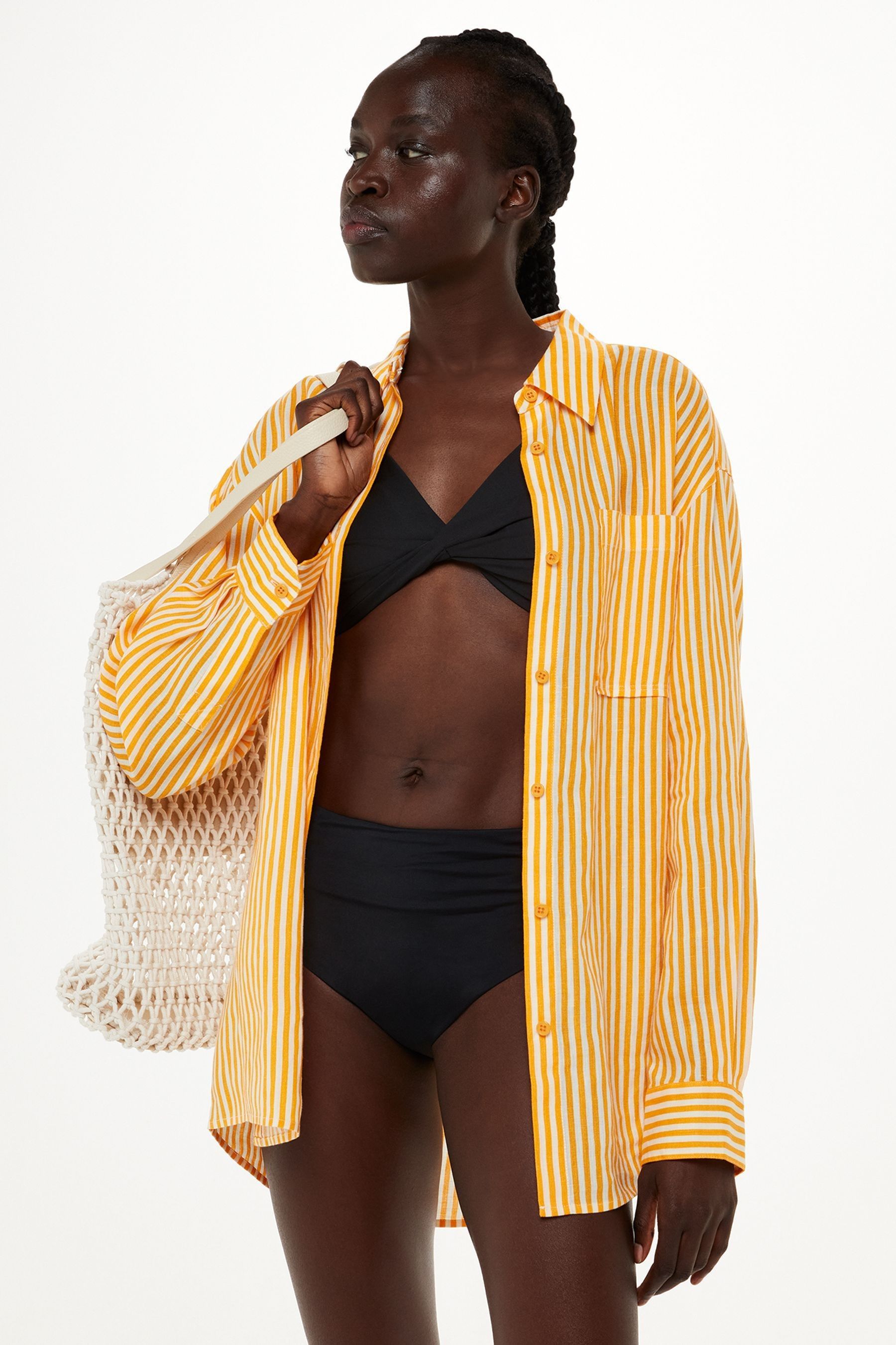 Buy Whistles Black Twist Front Bikini Top from the Next UK online shop