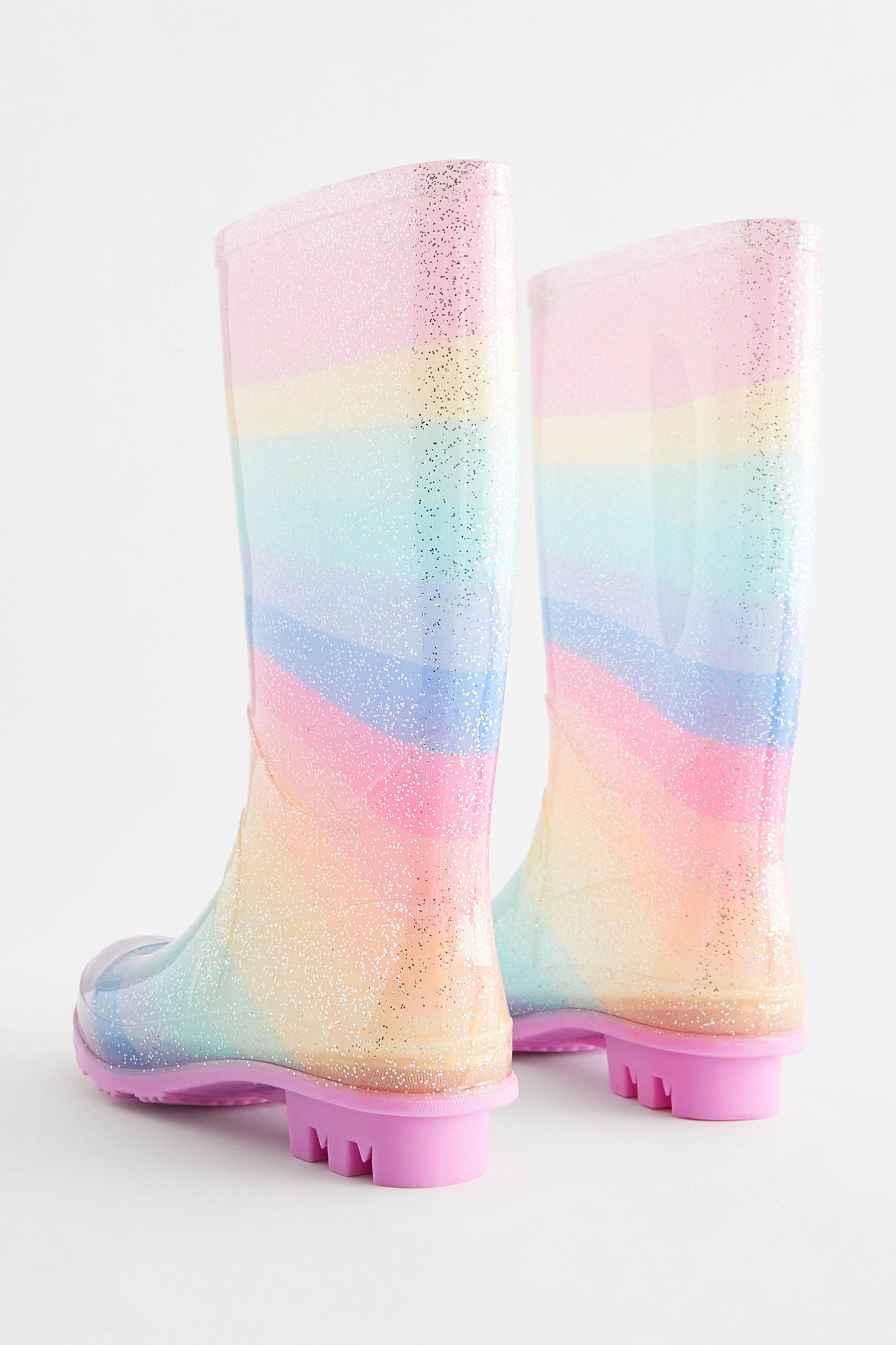 Buy Rainbow Glitter Wellies from the Next UK online shop