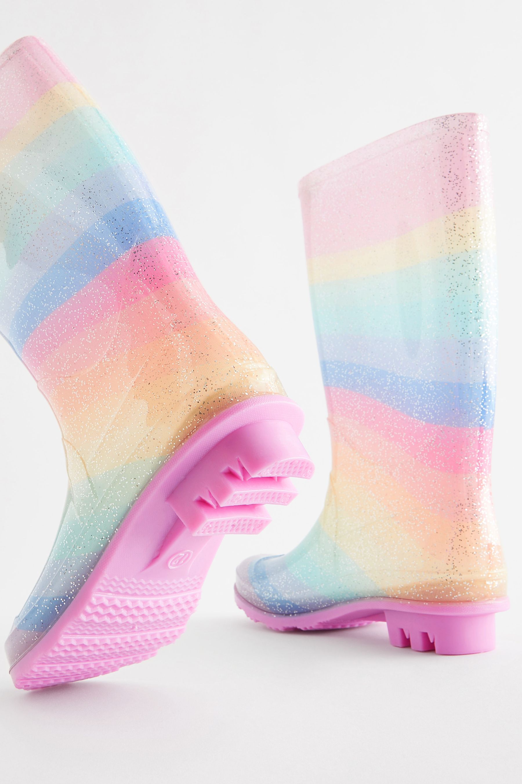 Buy Rainbow Glitter Wellies from the Next UK online shop