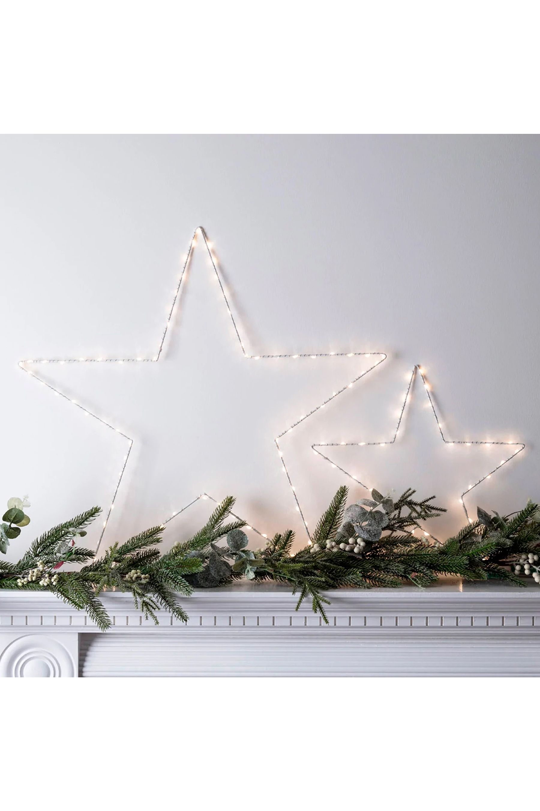 Buy Lights4fun Set of 2 Light Up LED Stars from the Next UK online shop