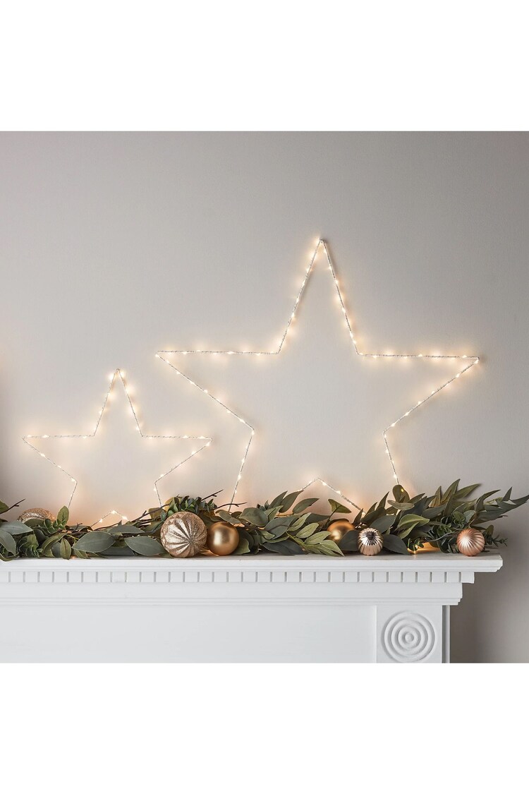 Buy Lights4fun Set of 2 Light Up LED Stars from the Next UK online shop