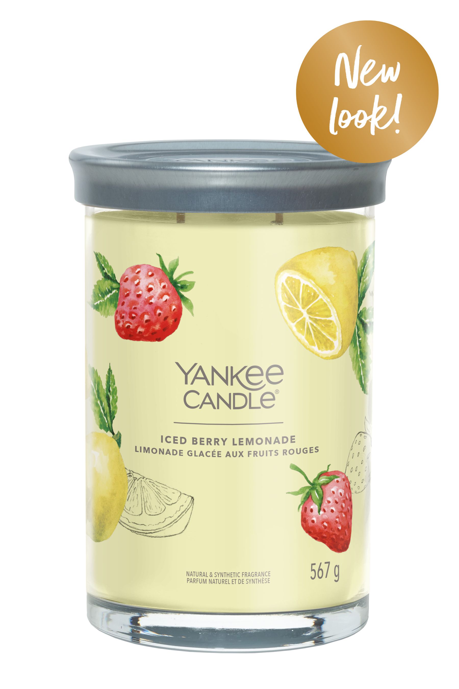 Buy Yankee Candle Signature Large Tumbler Scented Candle, Iced Berry ...