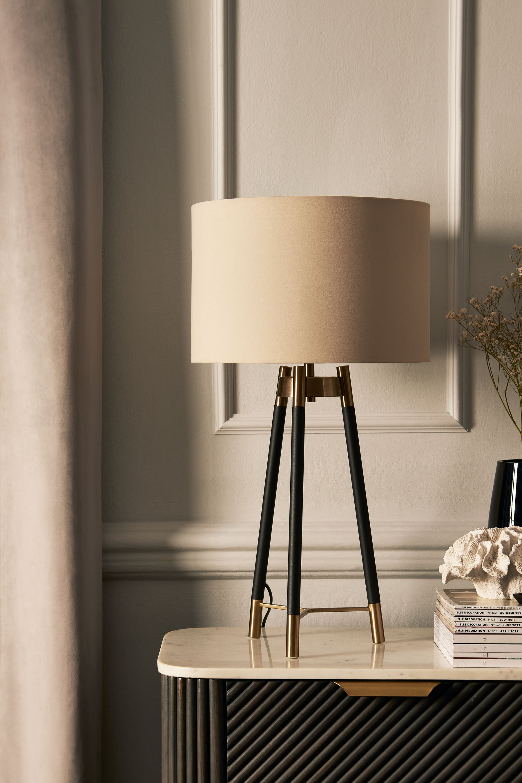 Buy Black Hudson Table Lamp from the Next UK online shop