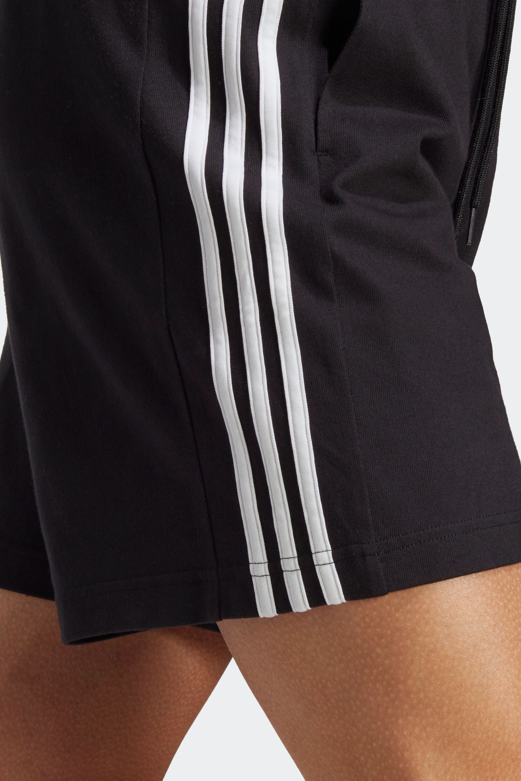 Buy adidas Black Sportswear Essentials 3-Stripes Shorts from the Next ...