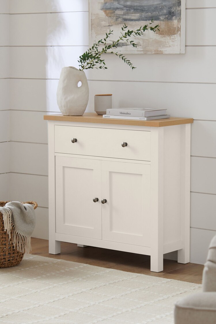 Buy Cream Malvern Oak Effect Small Sideboard from the Next UK online shop