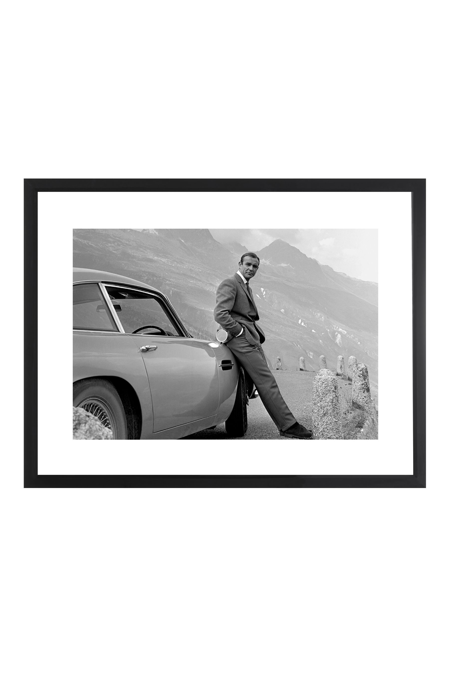 Buy Brookpace Lascelles Black James Bond Aston Martin Framed Wall Art ...
