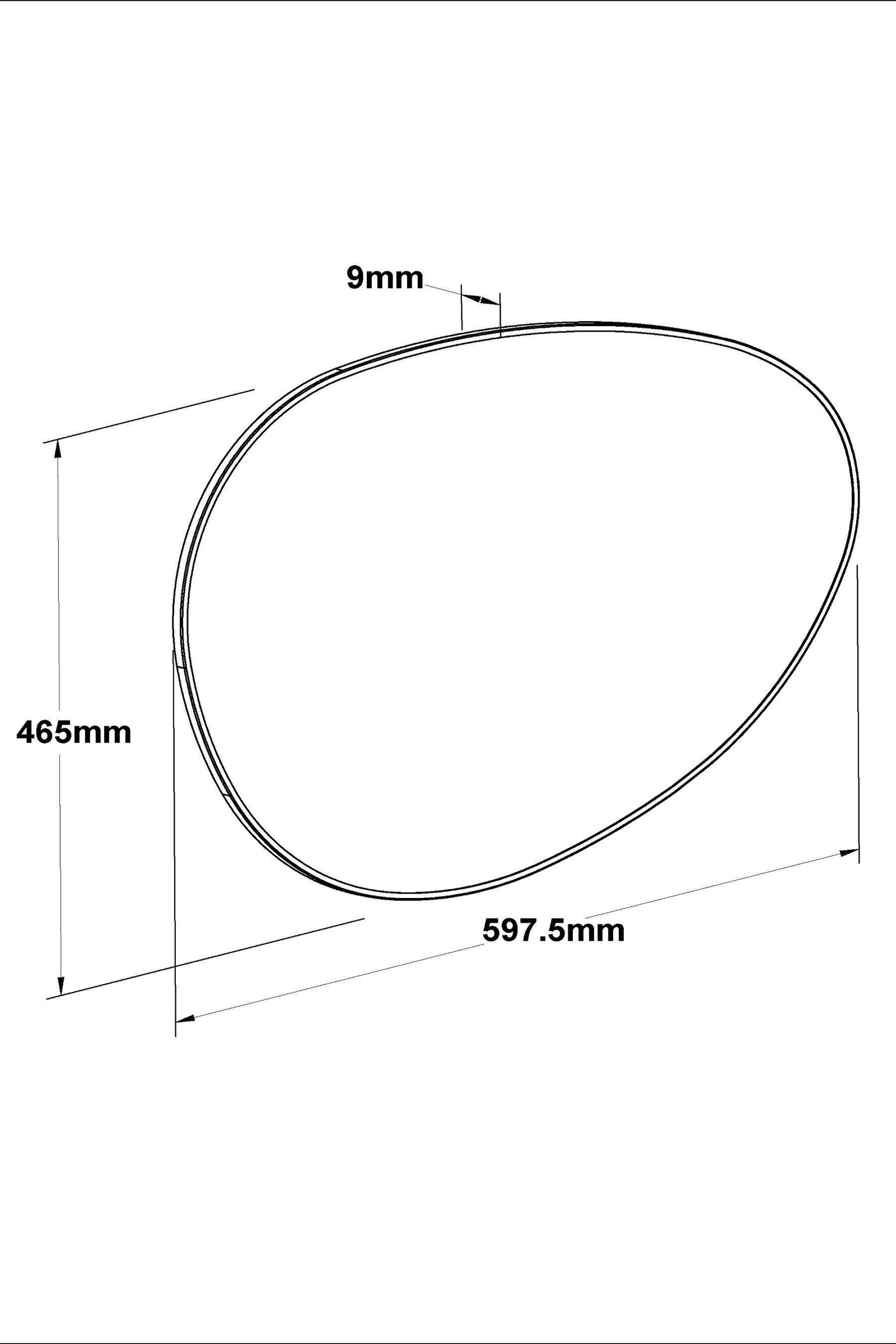 Buy Black Pebble Round Bathroom Wall Mirror from the Next UK online shop