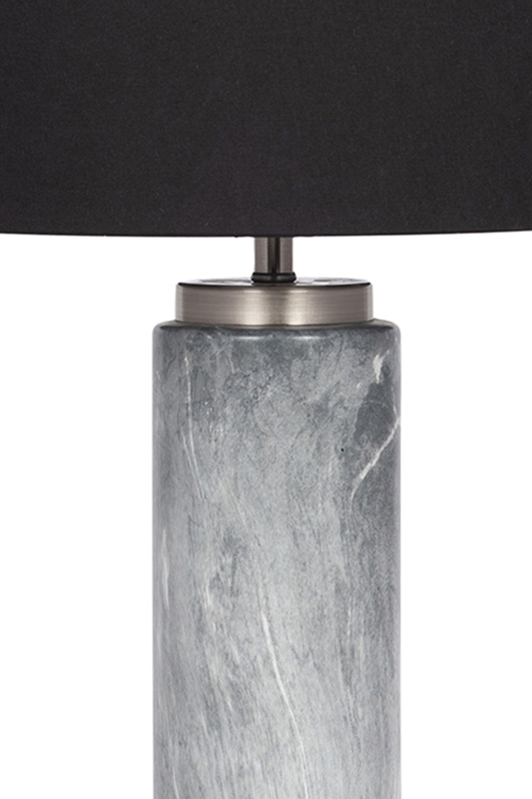 Buy Pacific Grey Carrara Marble Effect Tall Ceramic Table Lamp from the ...