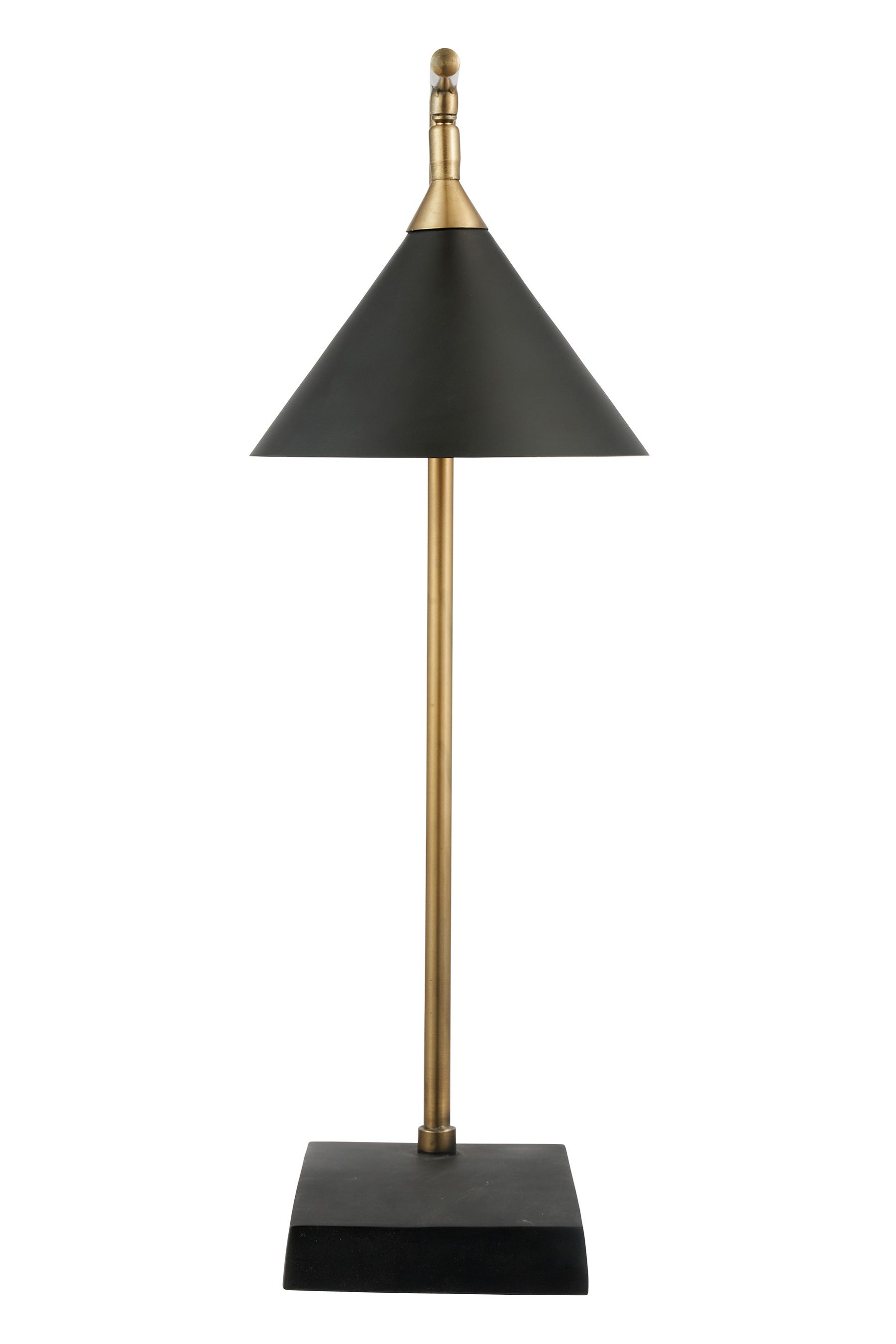 Buy Pacific Matt Black/Antique Brass Zeta Table Lamp from the Next UK ...