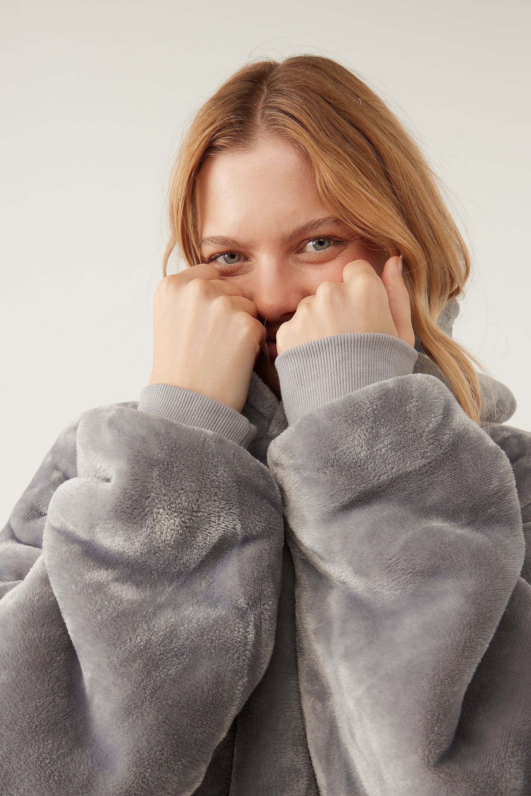 Buy Ony Soft Cosy Fleece Extra Thick Oversized Blanket Hoodie from the ...