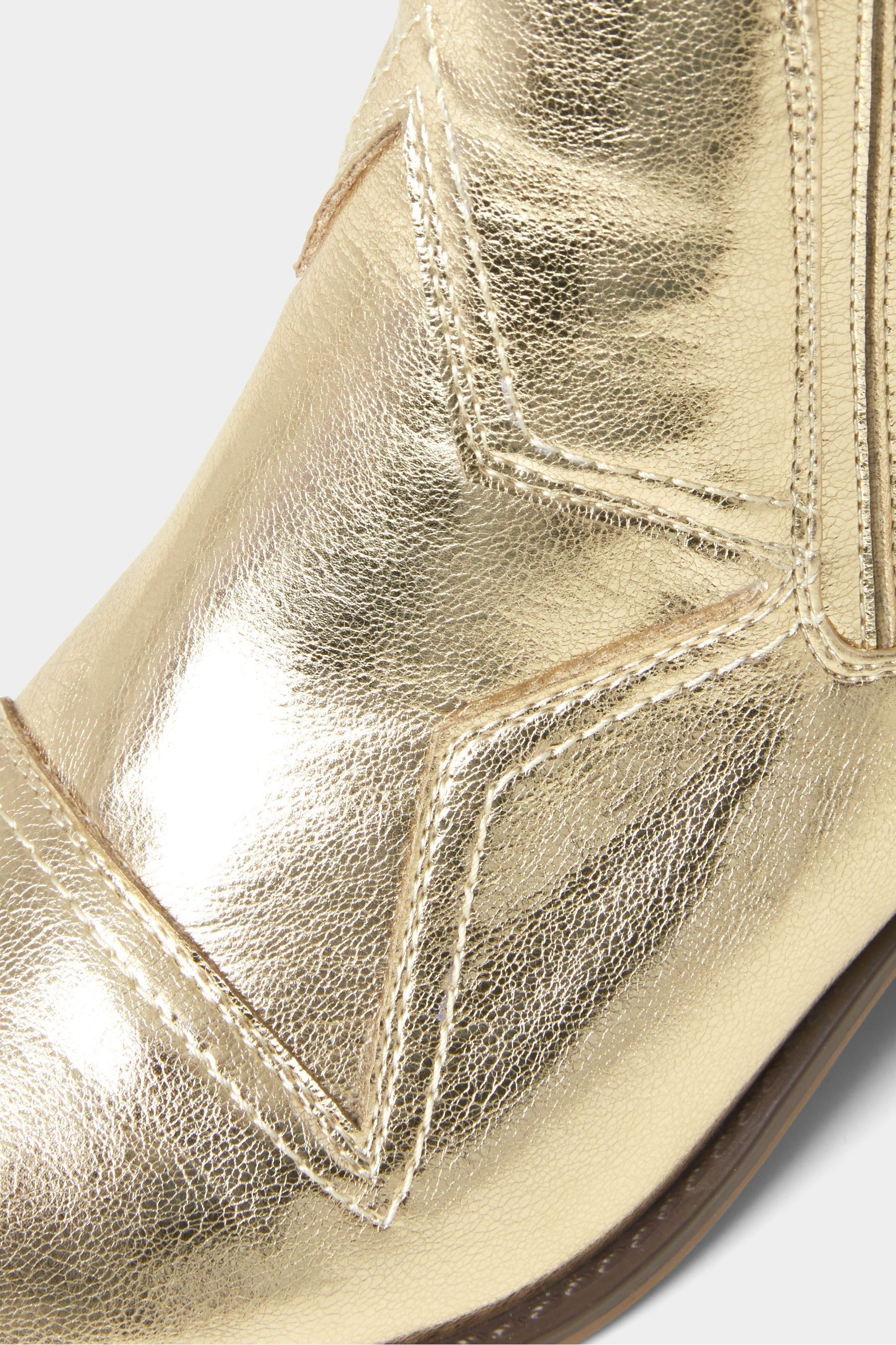 Buy Joe Browns Gold Night Star Western Boots from the Next UK online shop
