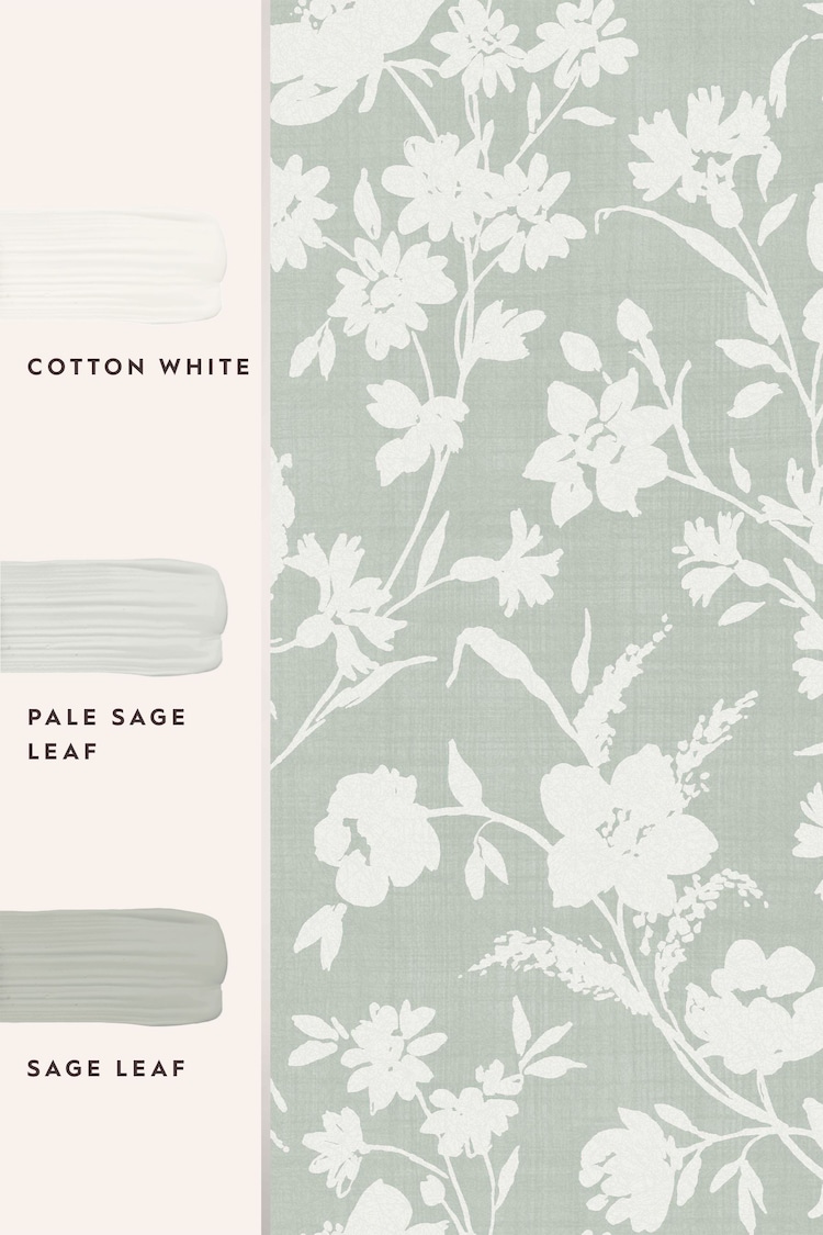 Buy Laura Ashley Sage Green Rye 10M Wallpaper from the Next UK online shop