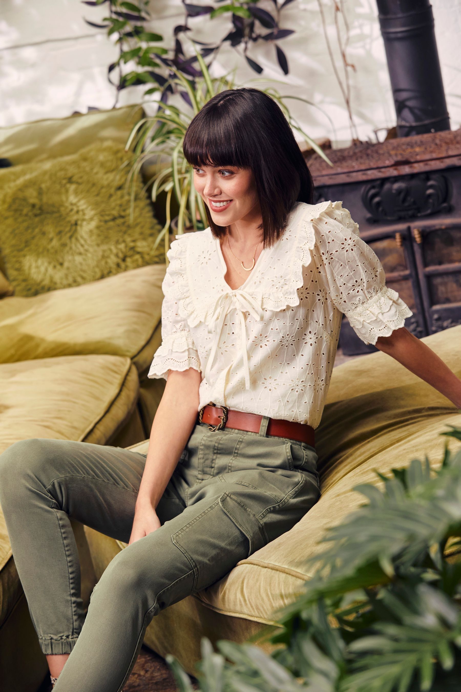 Buy FatFace Hythe Green Cargo Trousers from the Next UK online shop