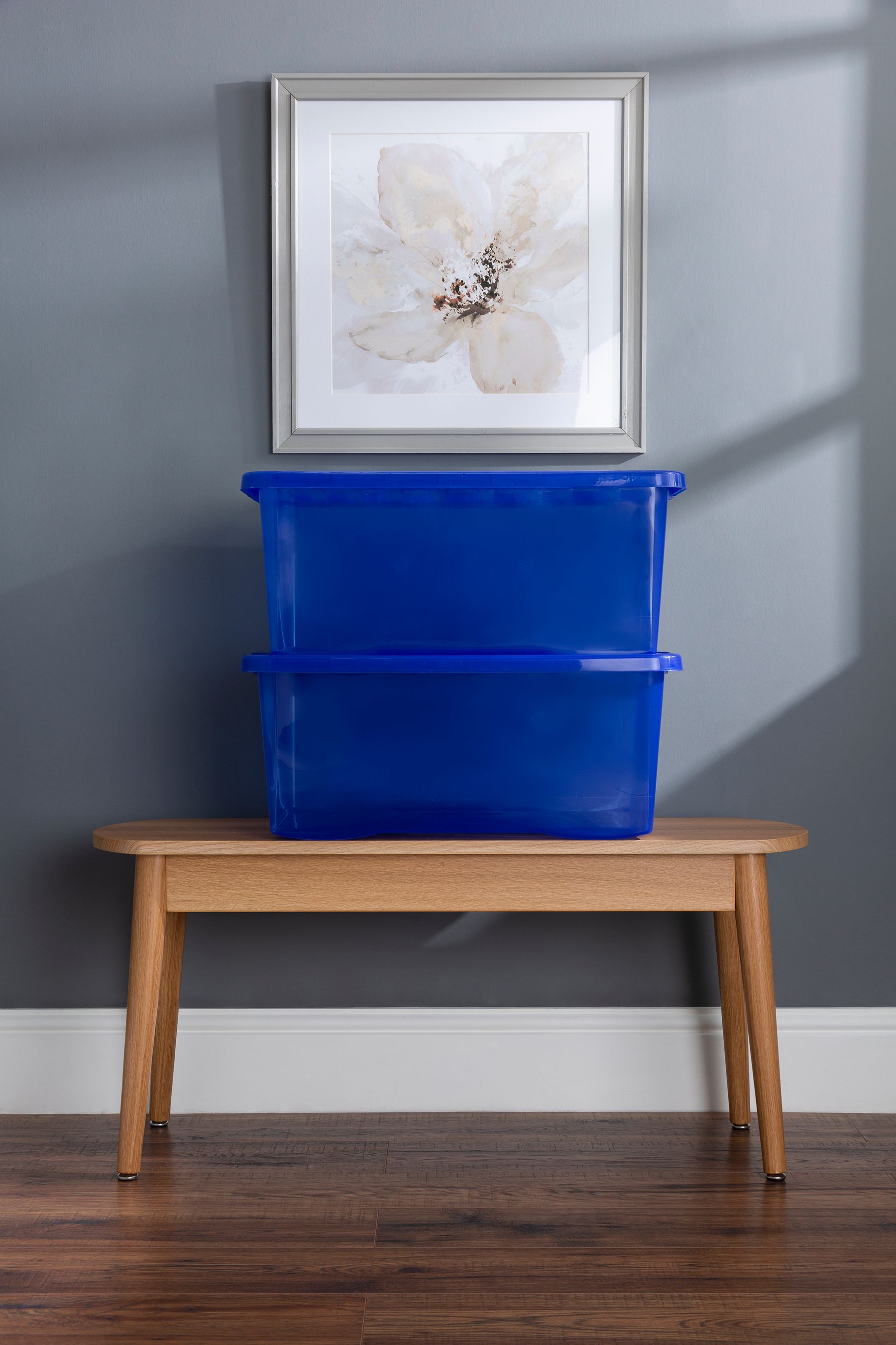 Buy Wham Blue Set 2 Crystal 45L Box With Clip On Lid from the Next UK ...