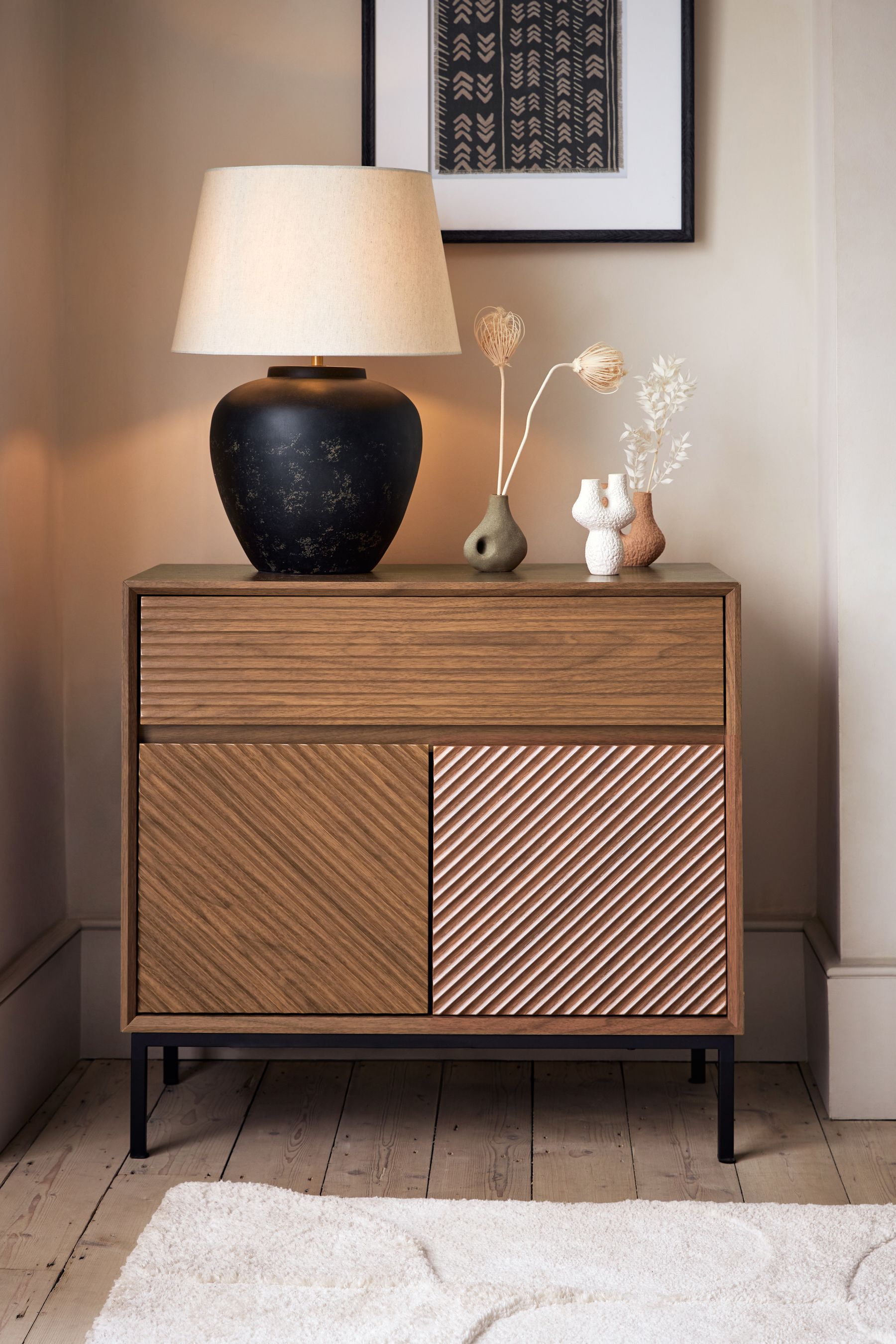 Buy Dark Marlow Oak Effect Small Sideboard from Next Ireland