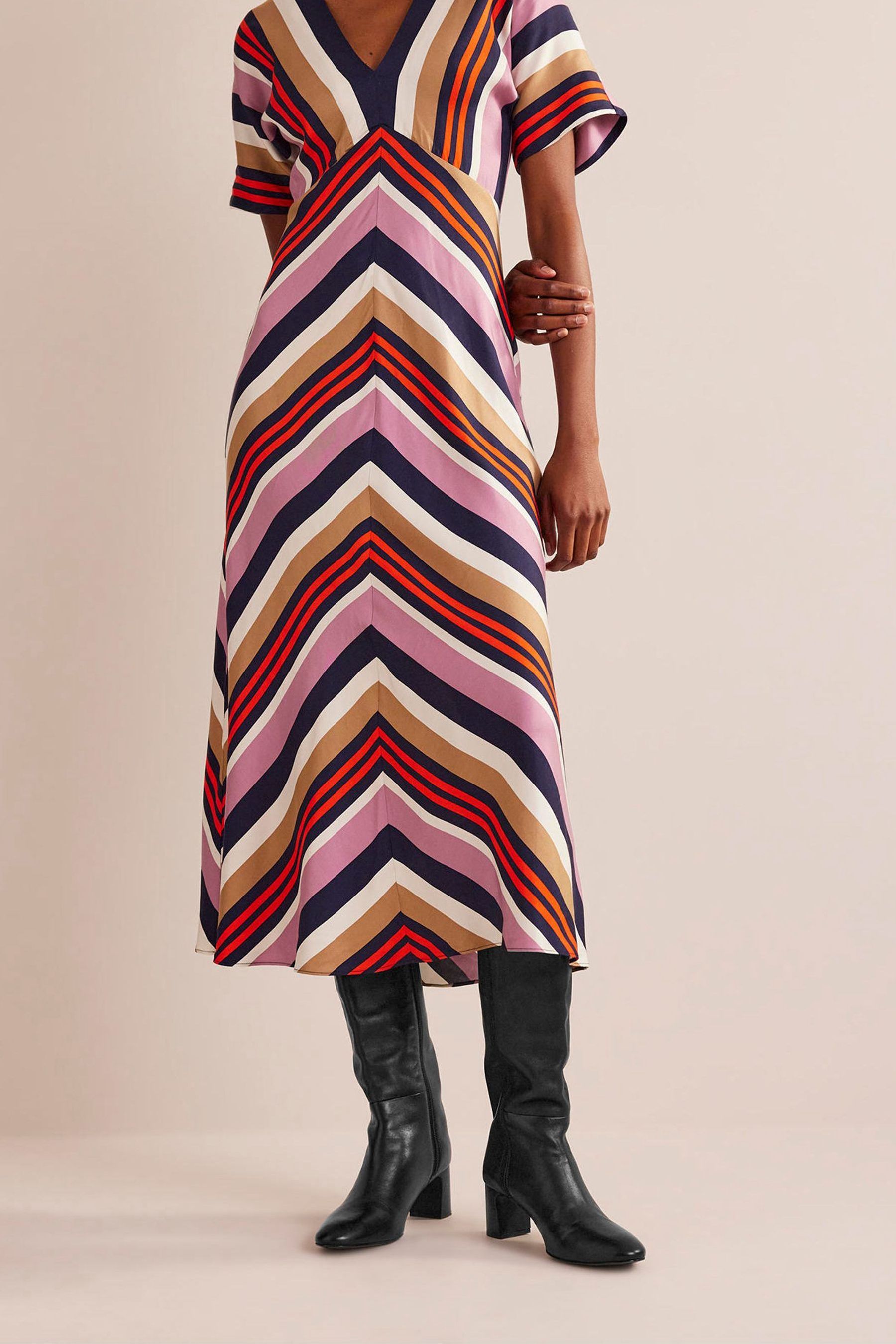 Buy Boden Black Erica Knee High Leather Boots from the Next UK online shop