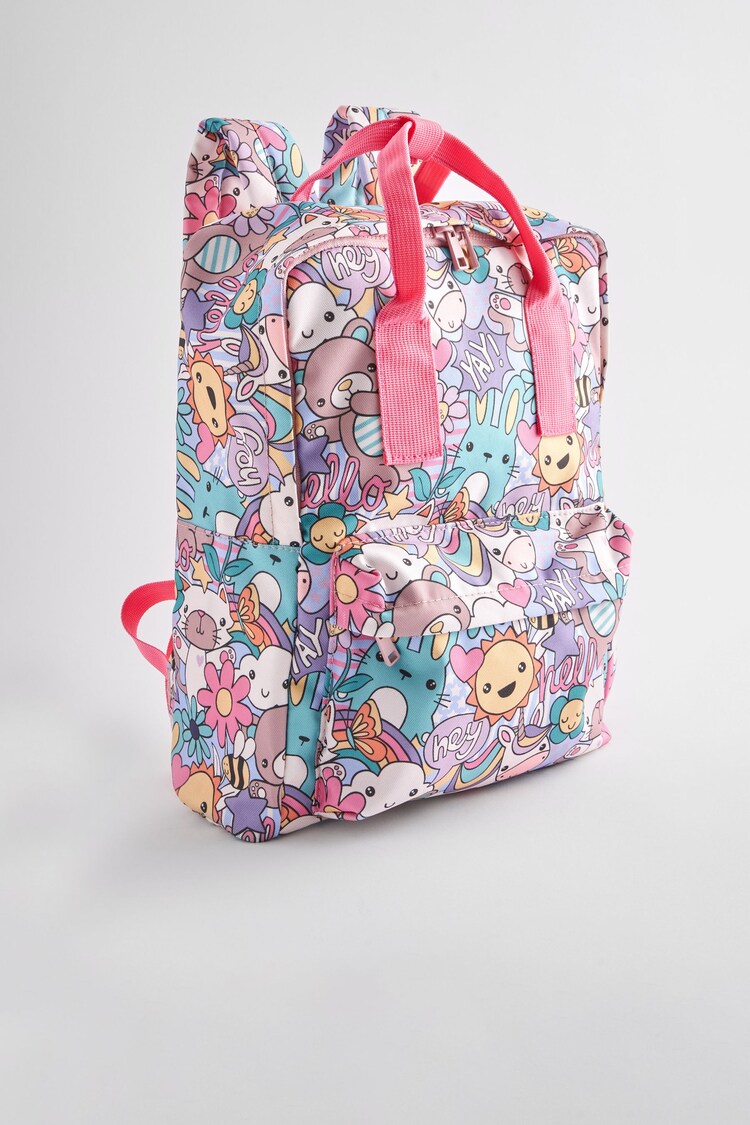 Buy Pink Double Handle Backpack from the Next UK online shop