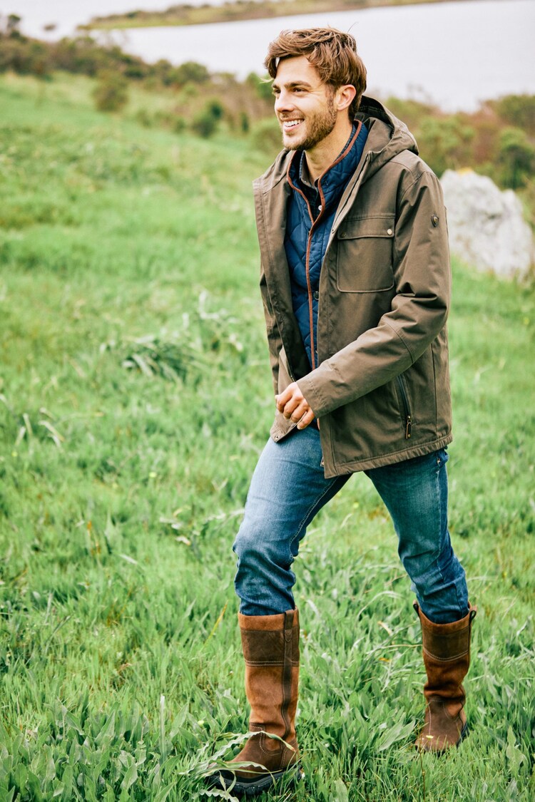 Buy Ariat Argentium Brown Coat Jacket from the Next UK online shop