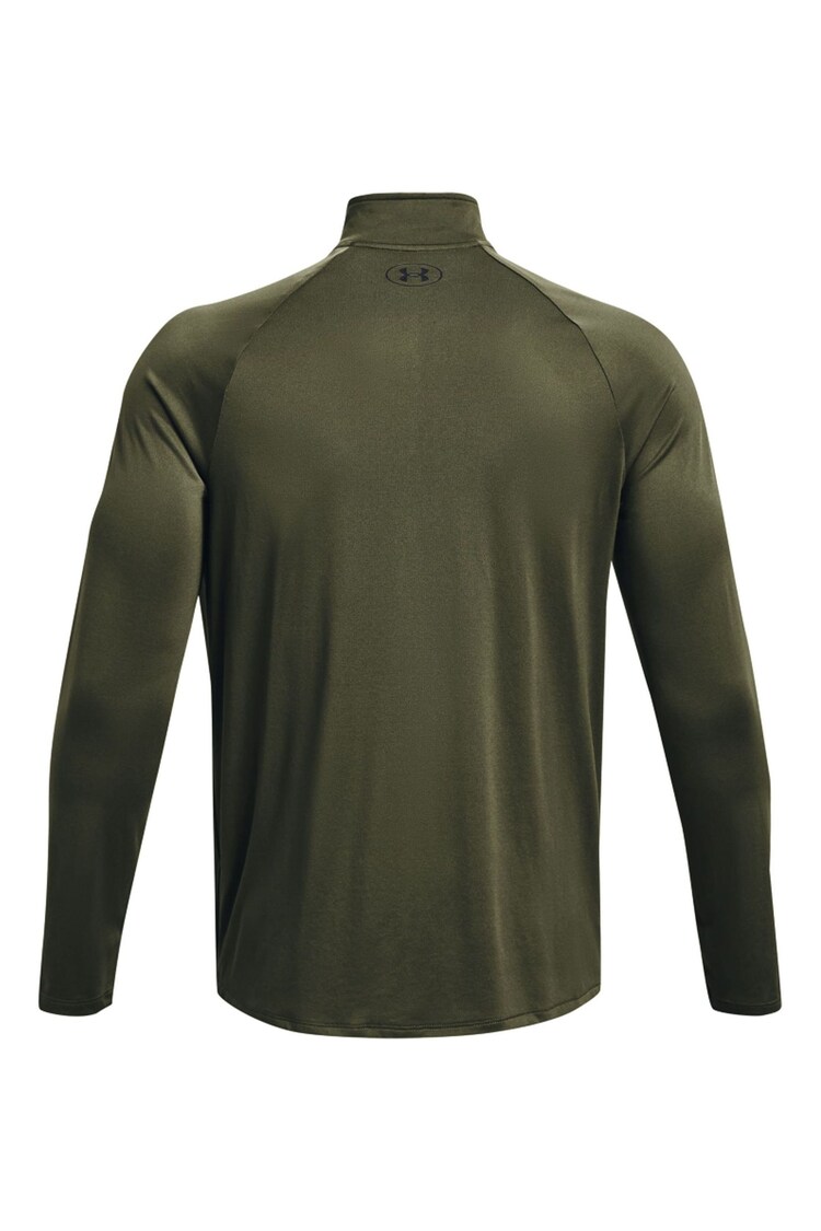 Buy Under Armour Khaki Tech Quarter Zip Fleece from the Next UK online shop