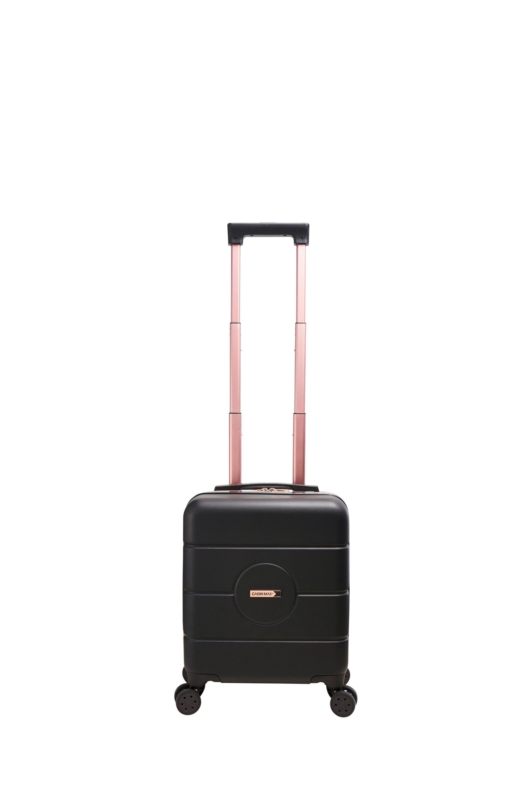 Buy Cabin Max Black Anode Four Wheel Carry On Easyjet Sized Underseat ...